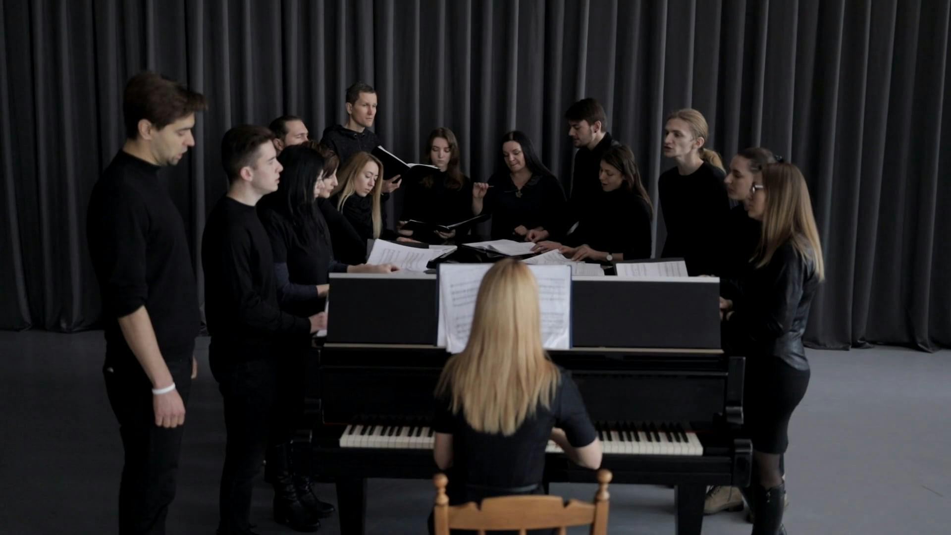 Choir Singing with Conductor and Pianist Free Stock Video Footage ...