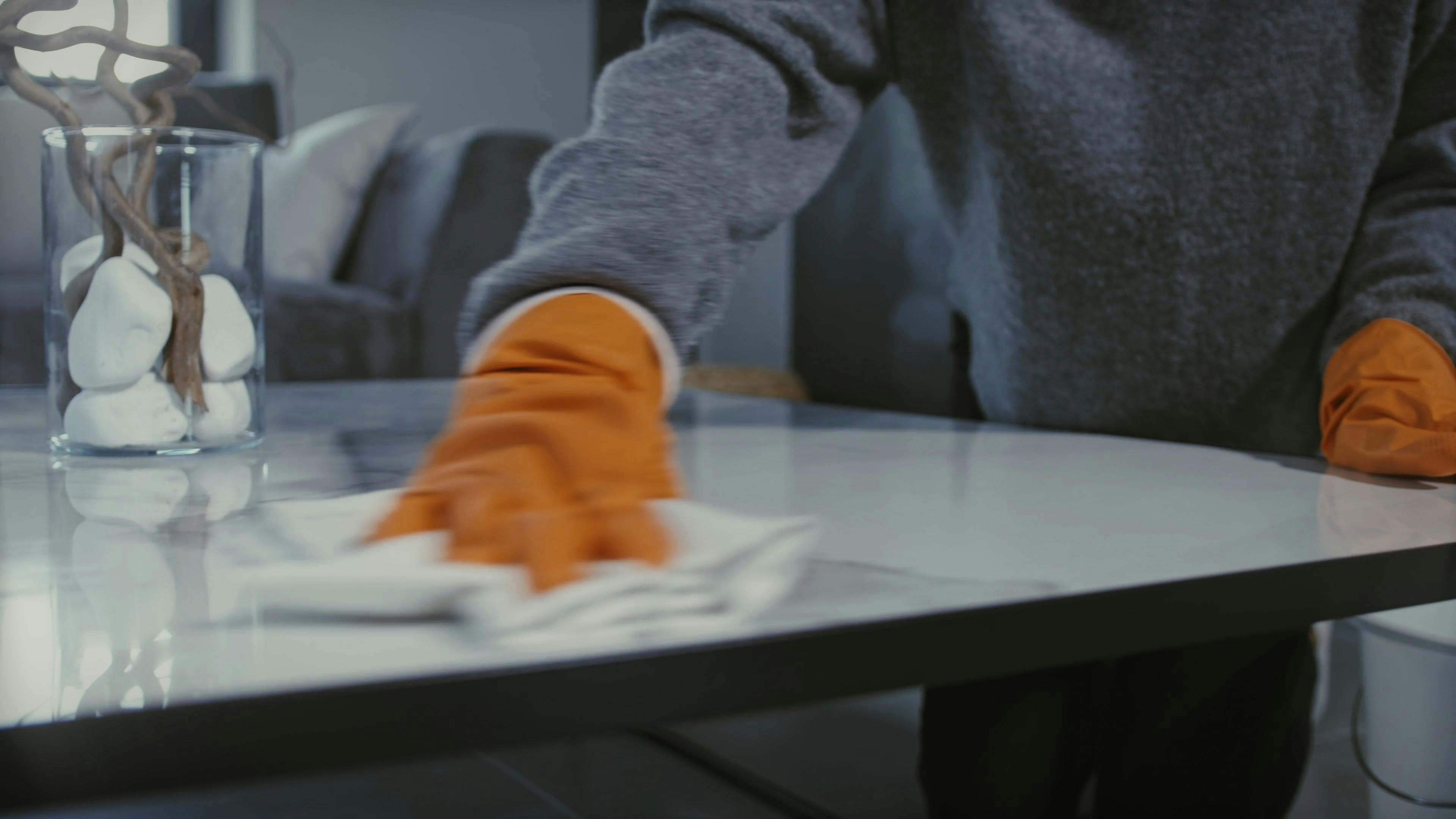 Woman Wiping a Marble Table Free Stock Video Footage, Royalty-Free 4K ...