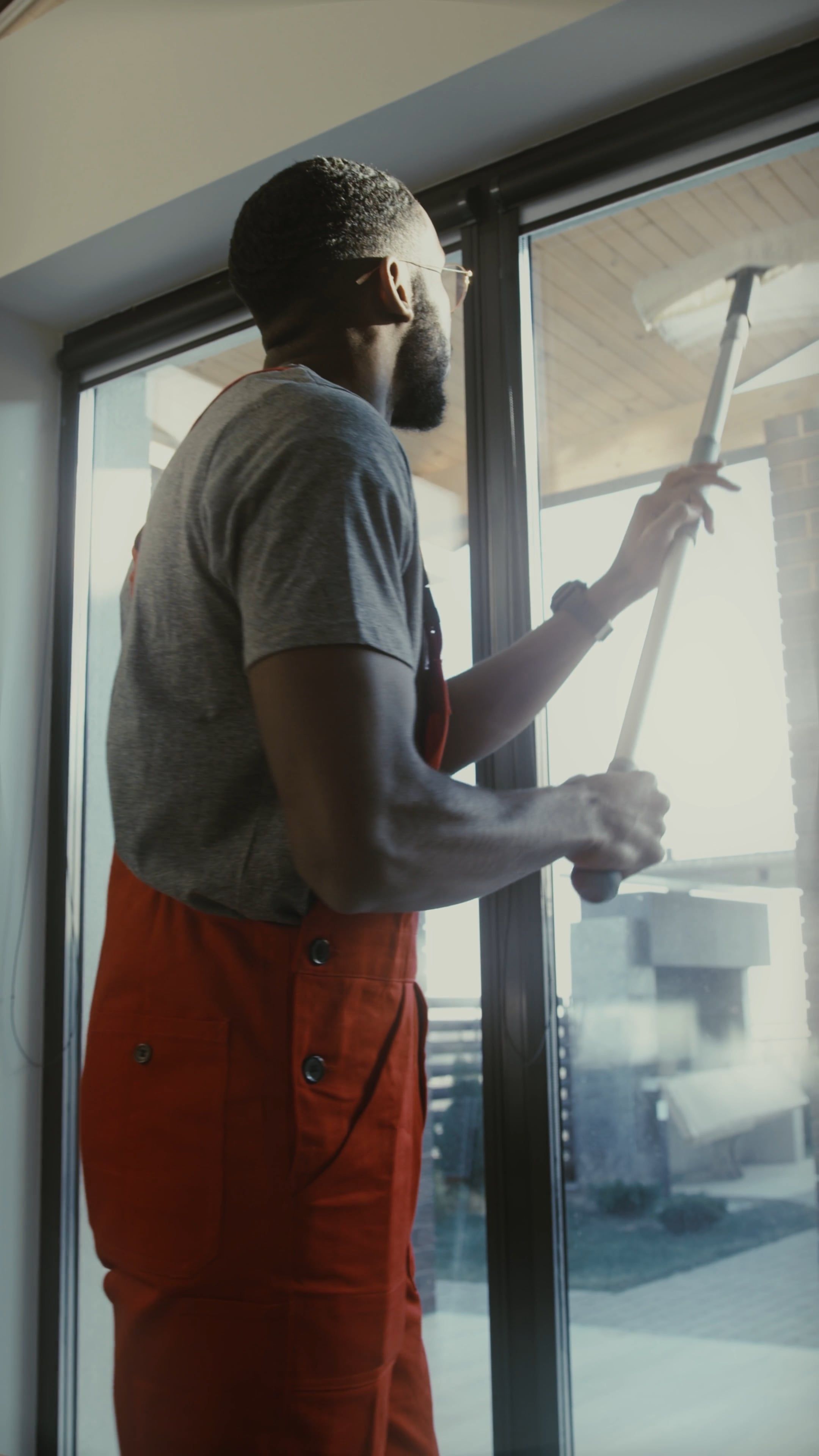A Man Cleaning a Glass Free Stock Video Footage, Royalty-Free 4K & HD ...