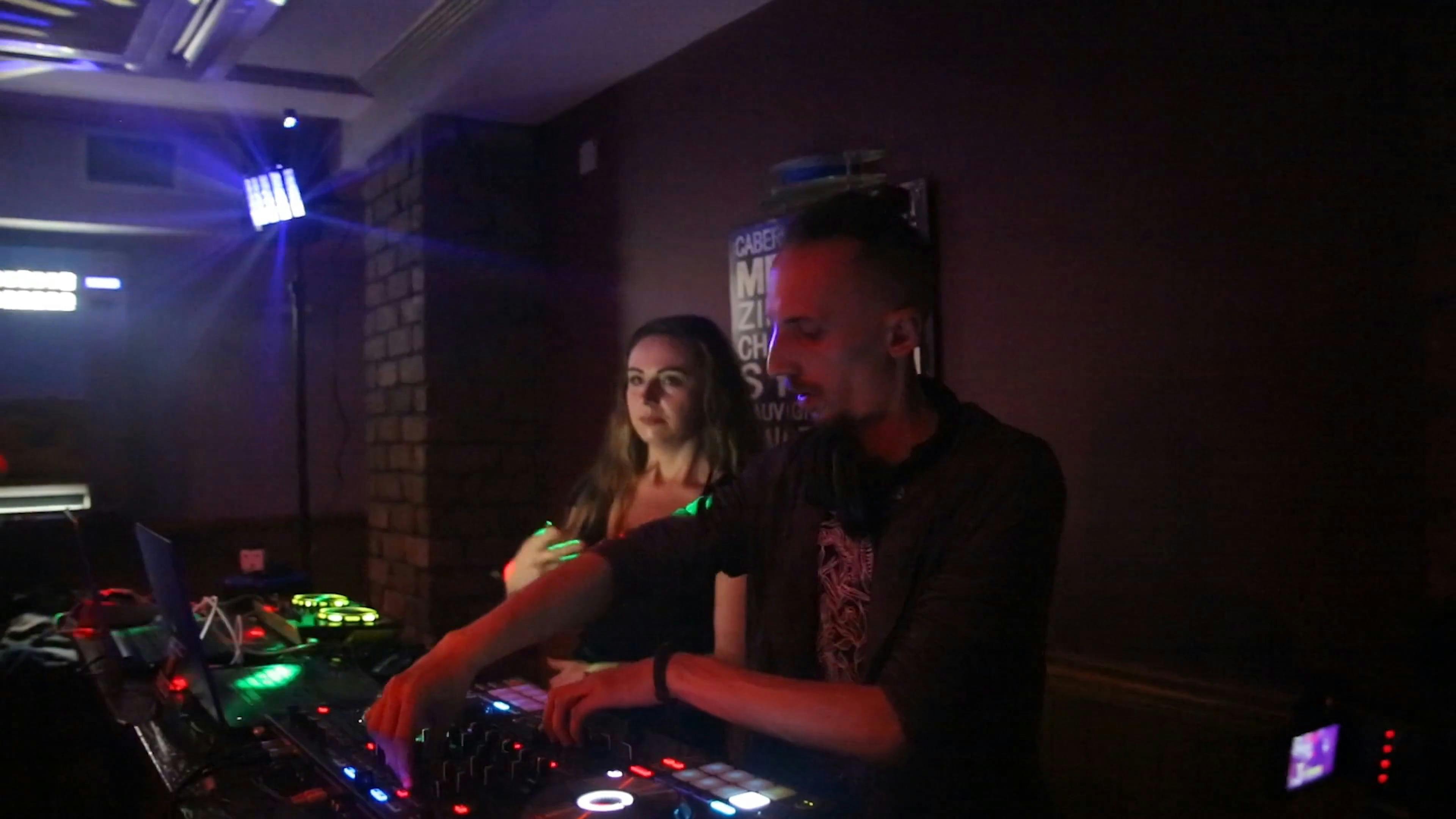 A Disc Jockey Playing Music at the Nightclub Free Stock Video Footage ...