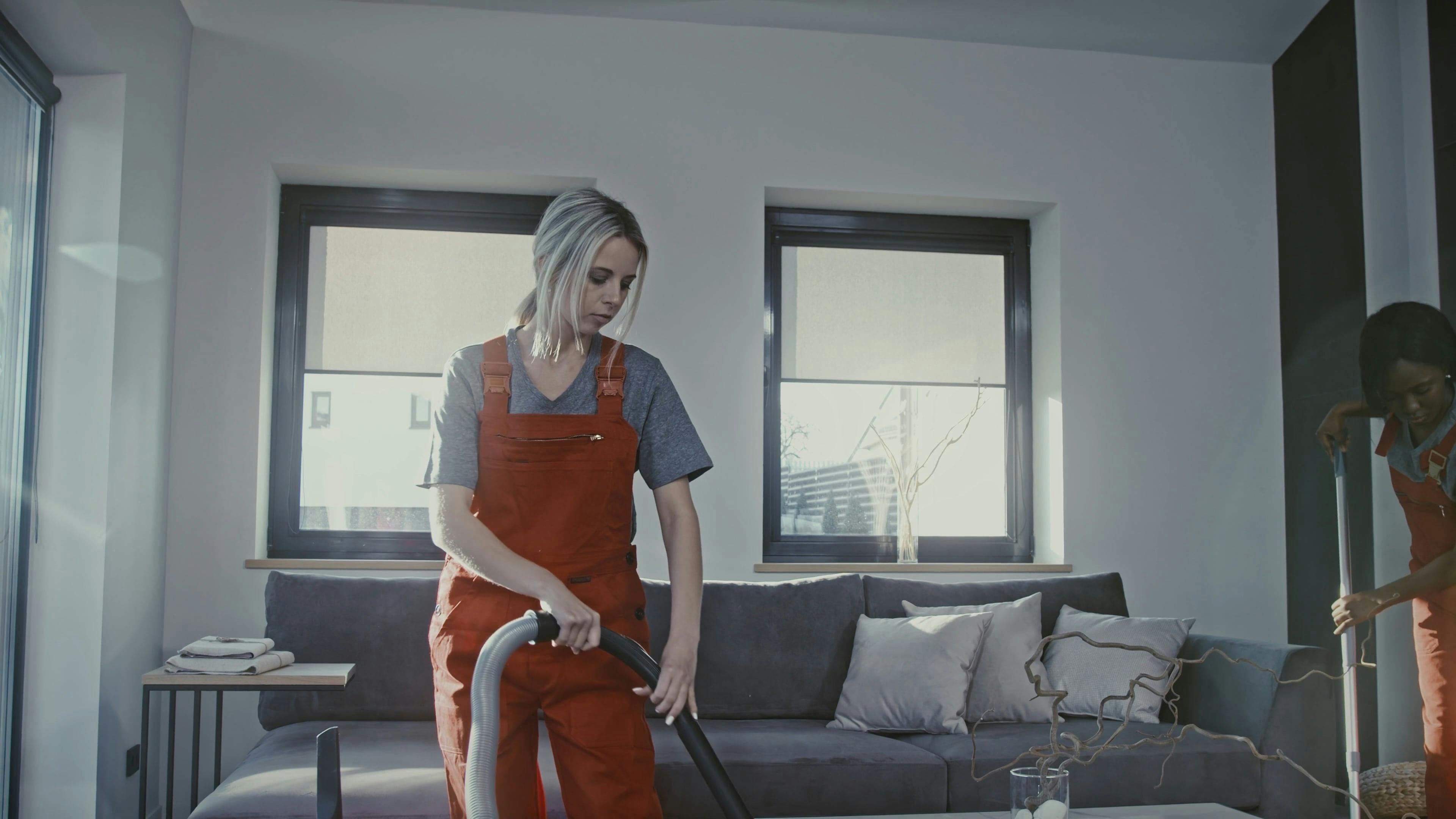 Team of Female Cleaners Working Free Stock Video Footage, Royalty-Free ...