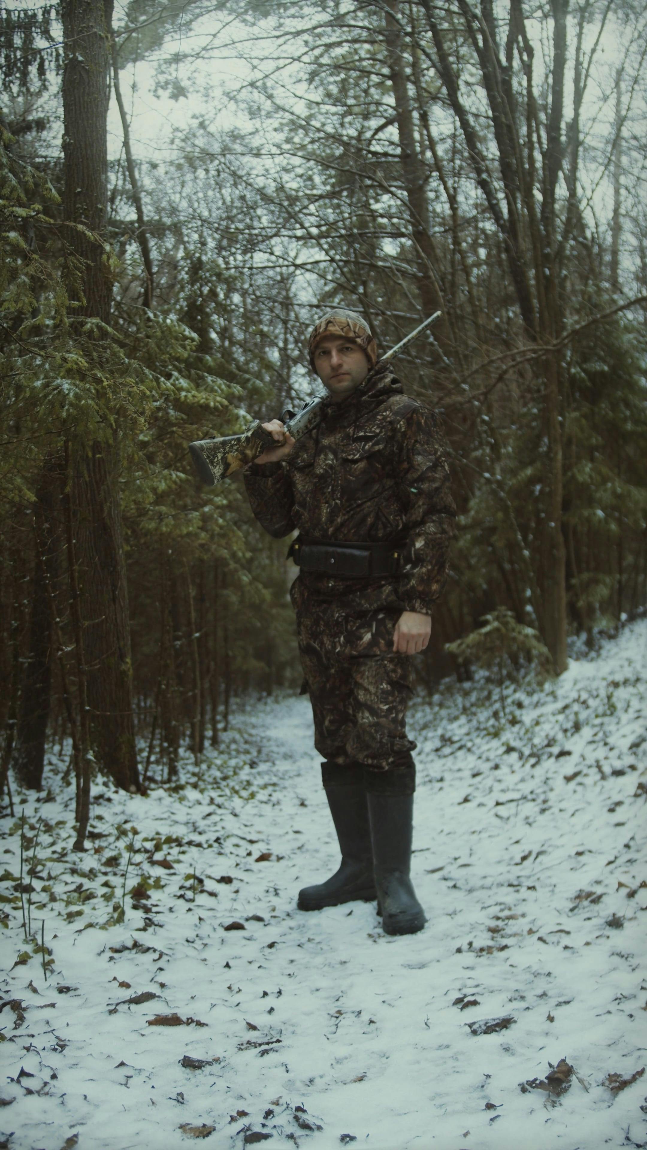 A Man Standing with a Gun Free Stock Video Footage, Royalty-Free 4K ...