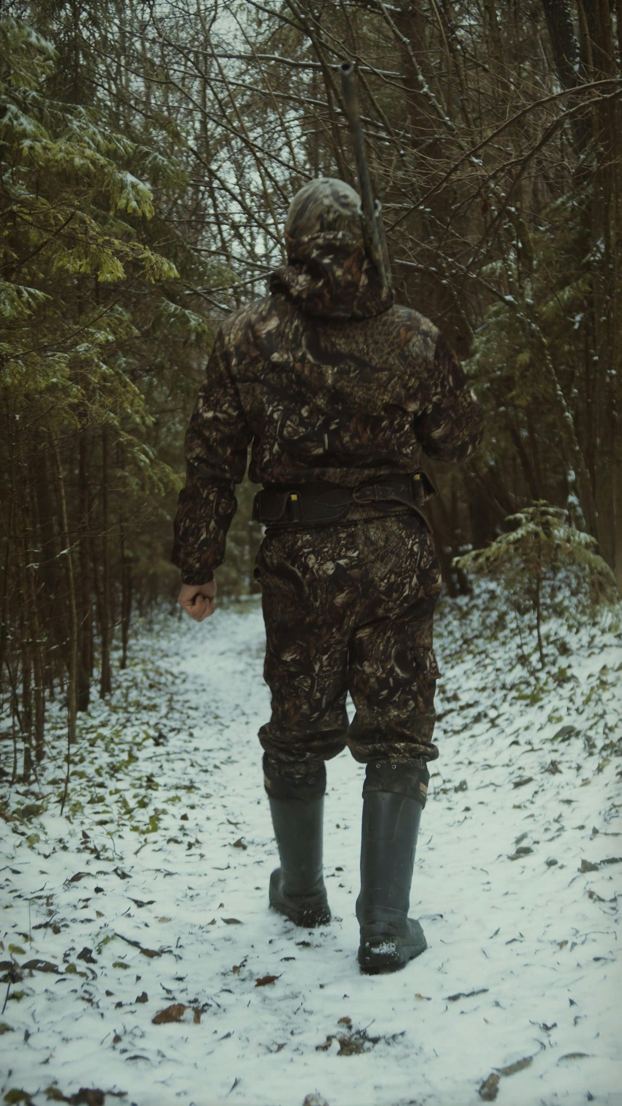 Man Walking while holding his Gun Free Stock Video Footage, Royalty ...