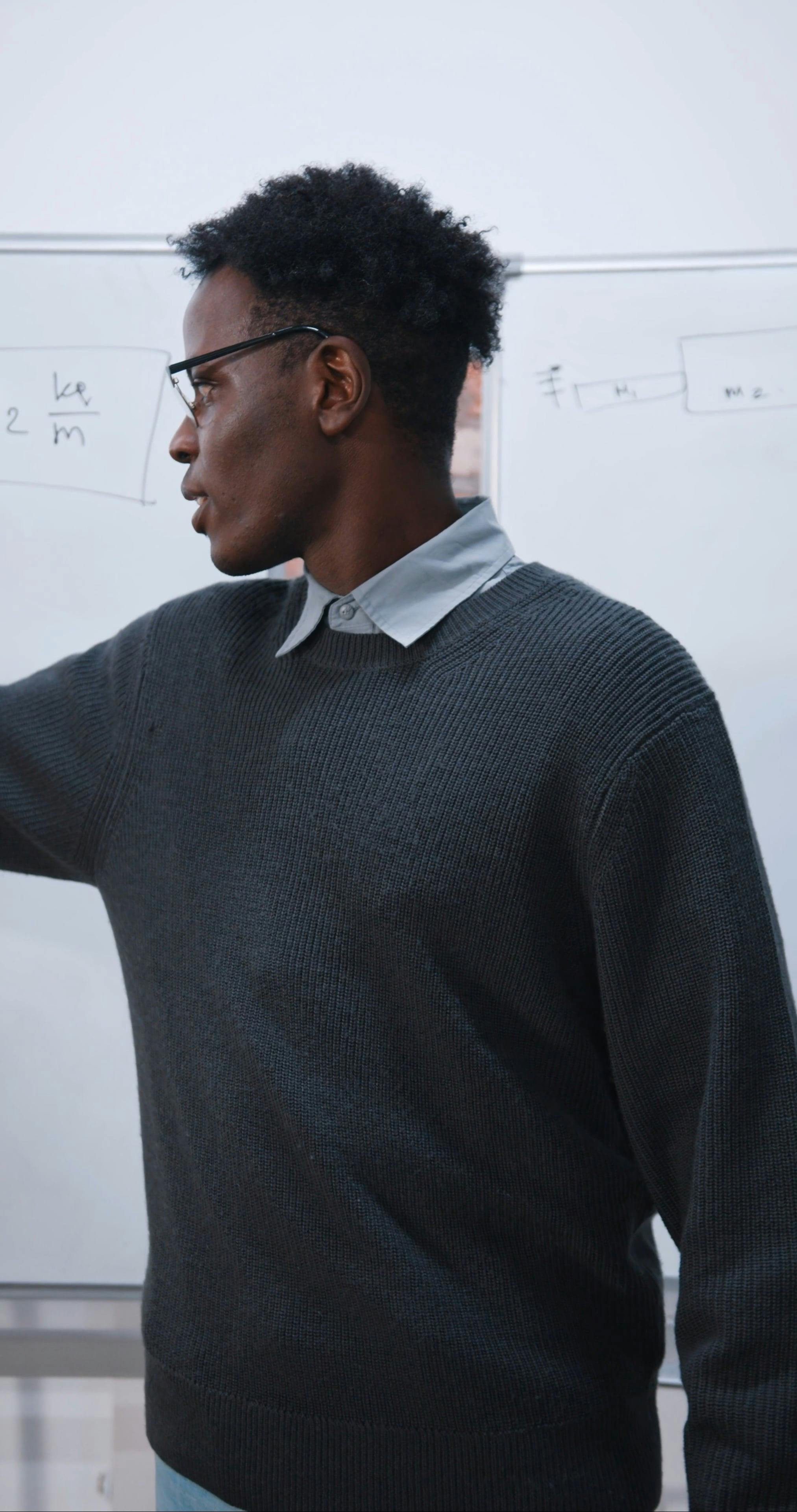 Man Teaching in Classroom · Free Stock Video