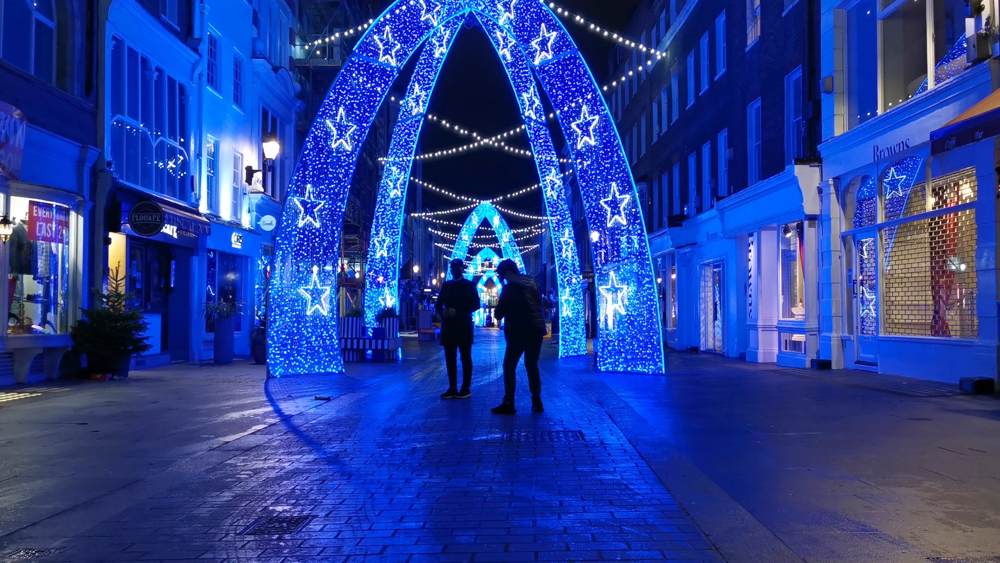 Video Of Christmas Light Decorations Free Stock Video Footage, Royalty ...