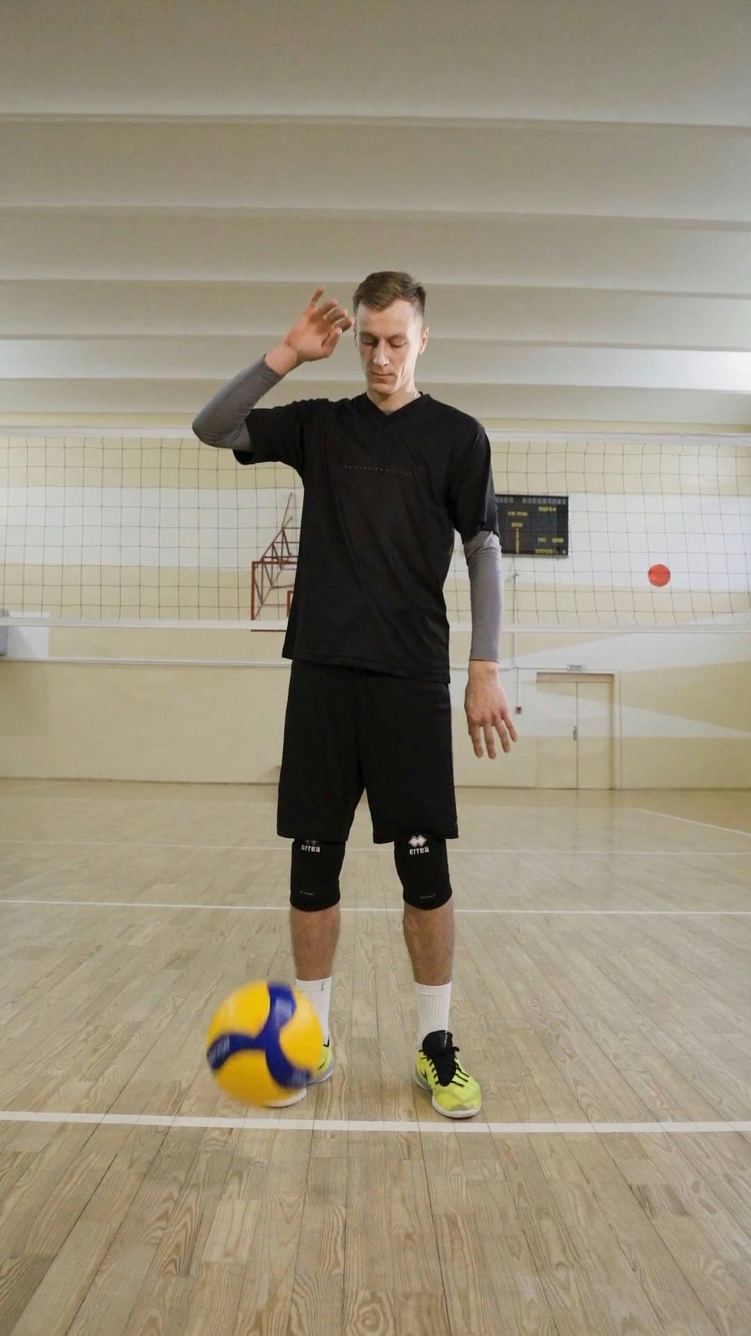 Man Standing holding a Ball · Free Stock Video