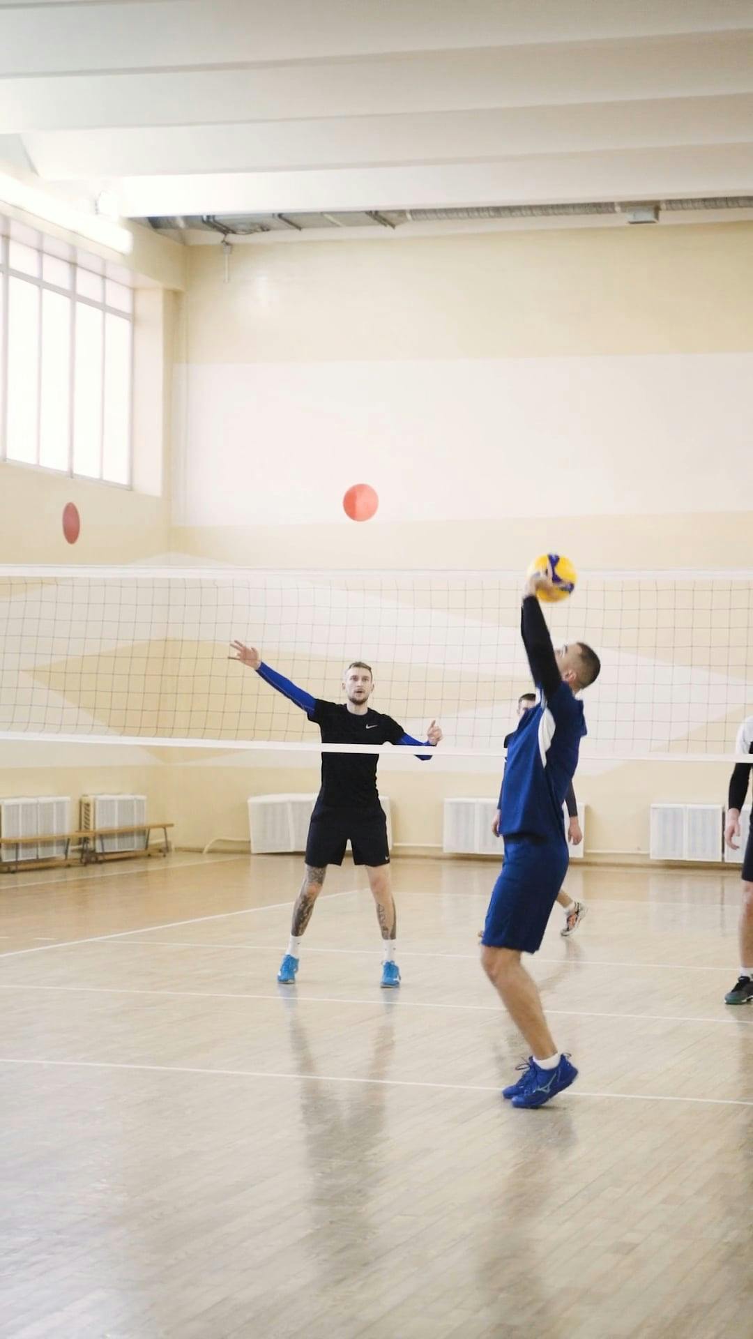 A Woman Spiking a Volleyball · Free Stock Video