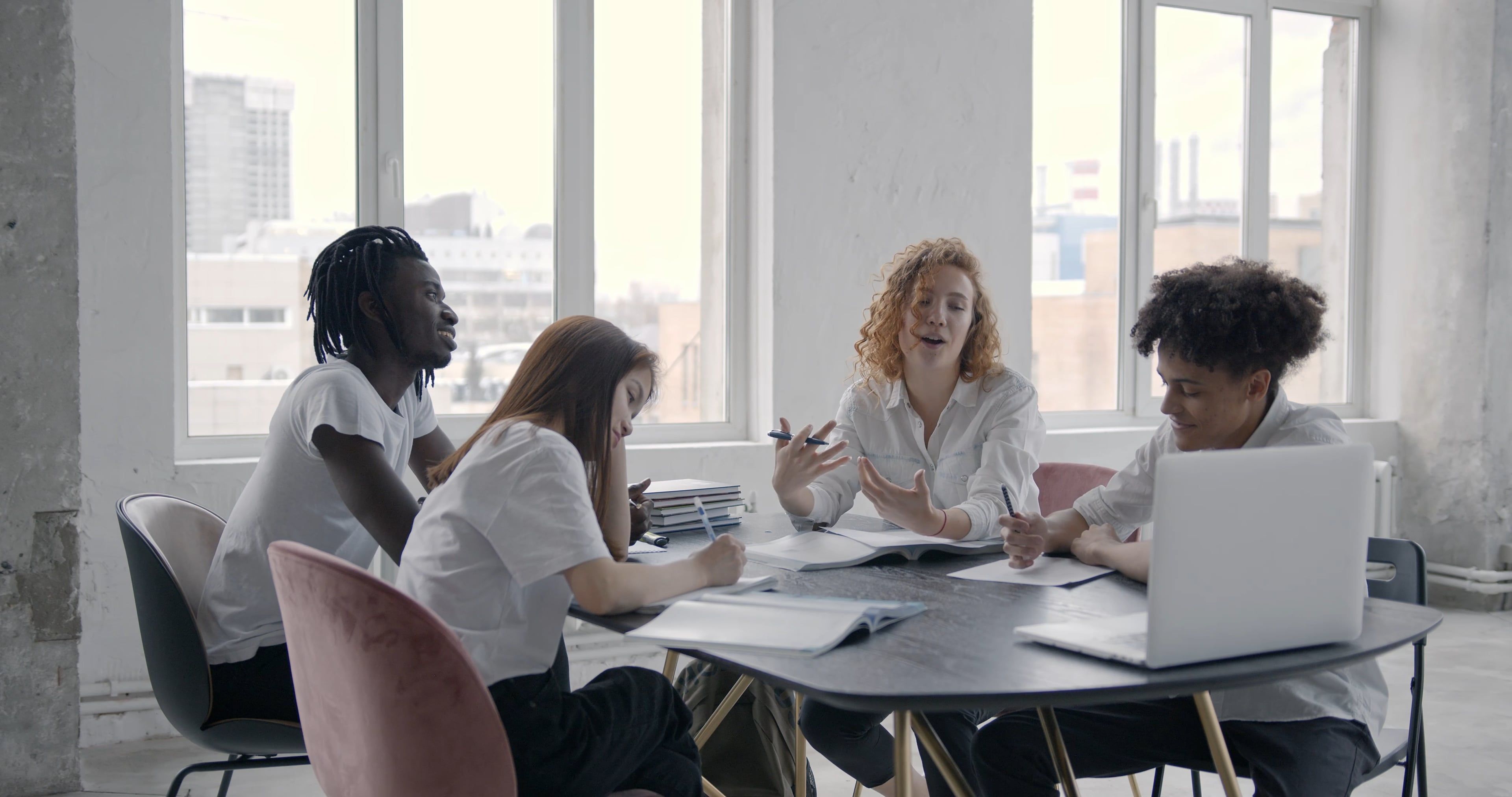 Young Adults in a Meeting Free Stock Video Footage, Royalty-Free 4K ...