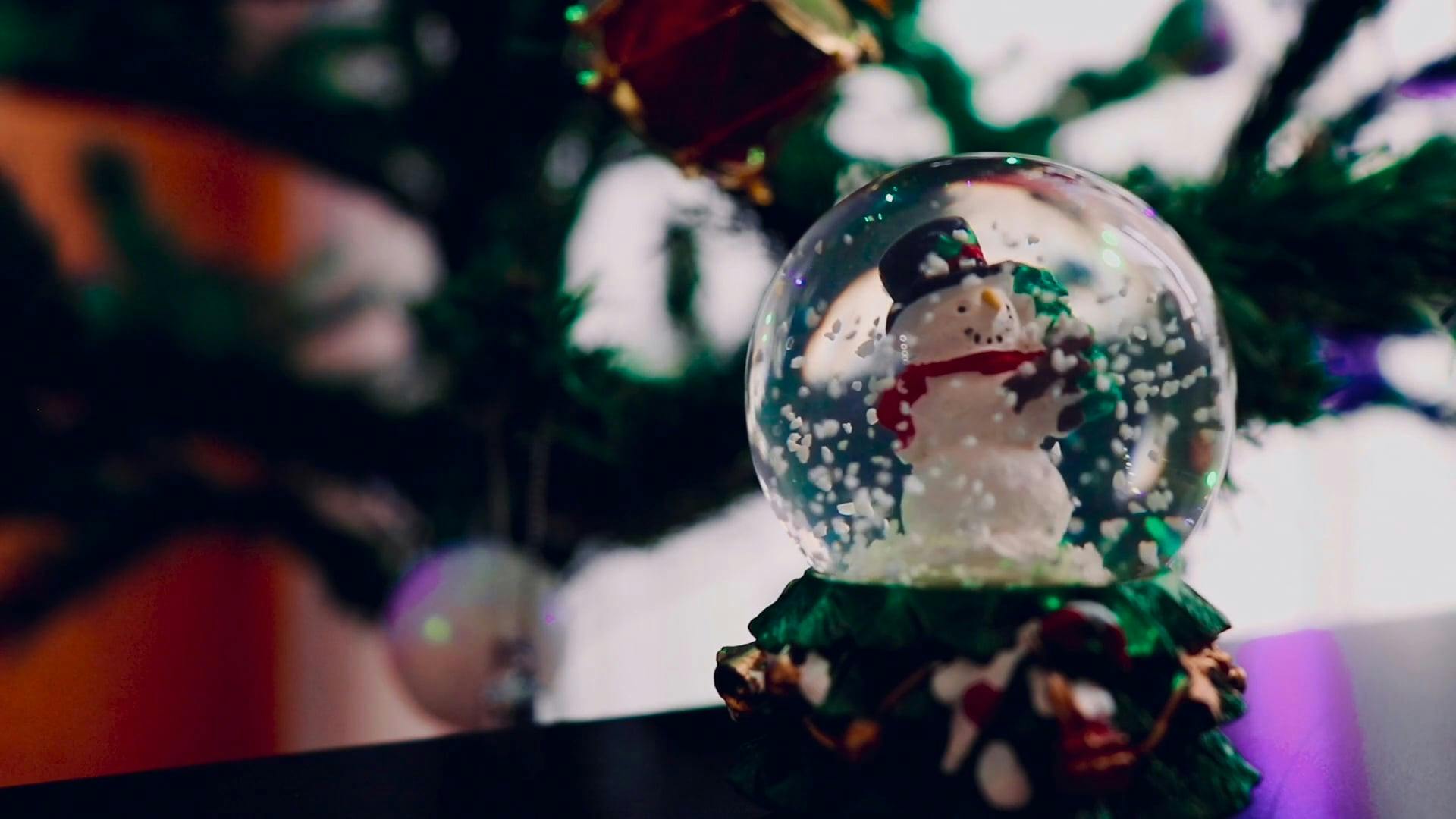 Close-up Video of a Christmas decors · Free Stock Video