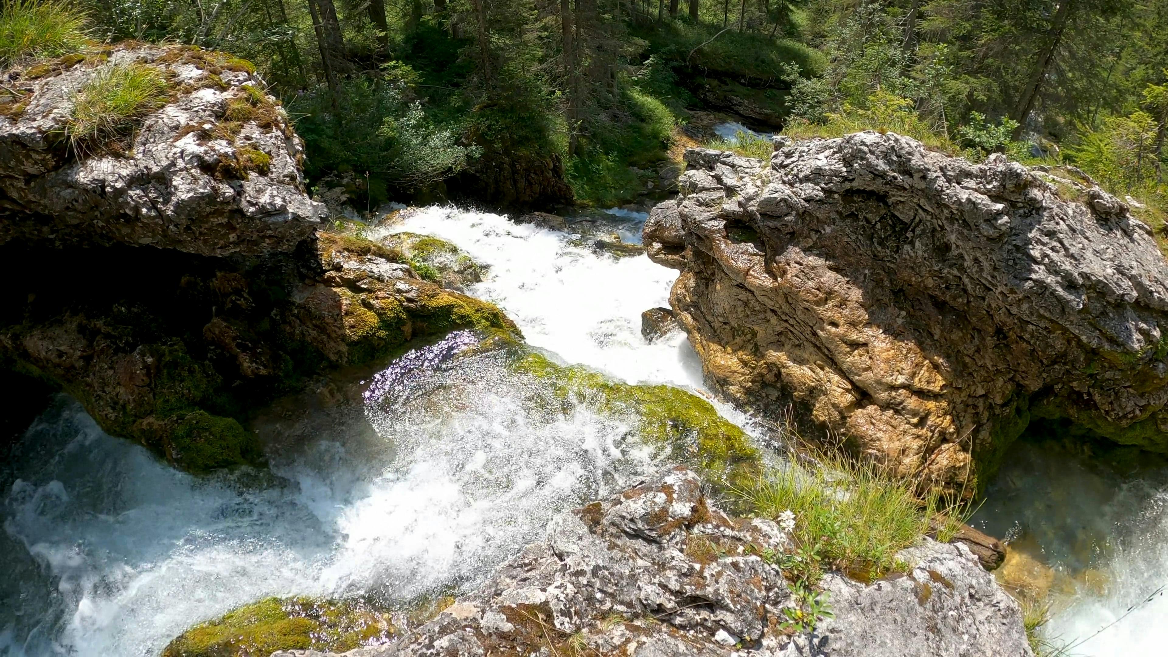 Top View of a Waterfall Free Stock Video Footage, Royalty-Free 4K & HD ...