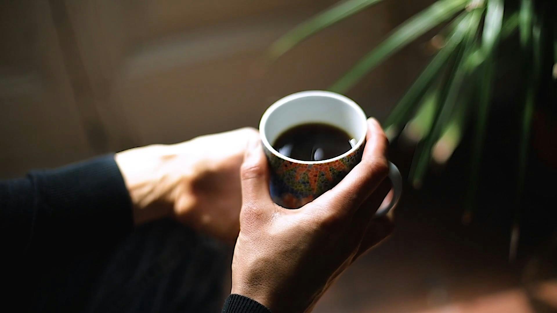 Person Holding Tea Cup · Free Stock Video