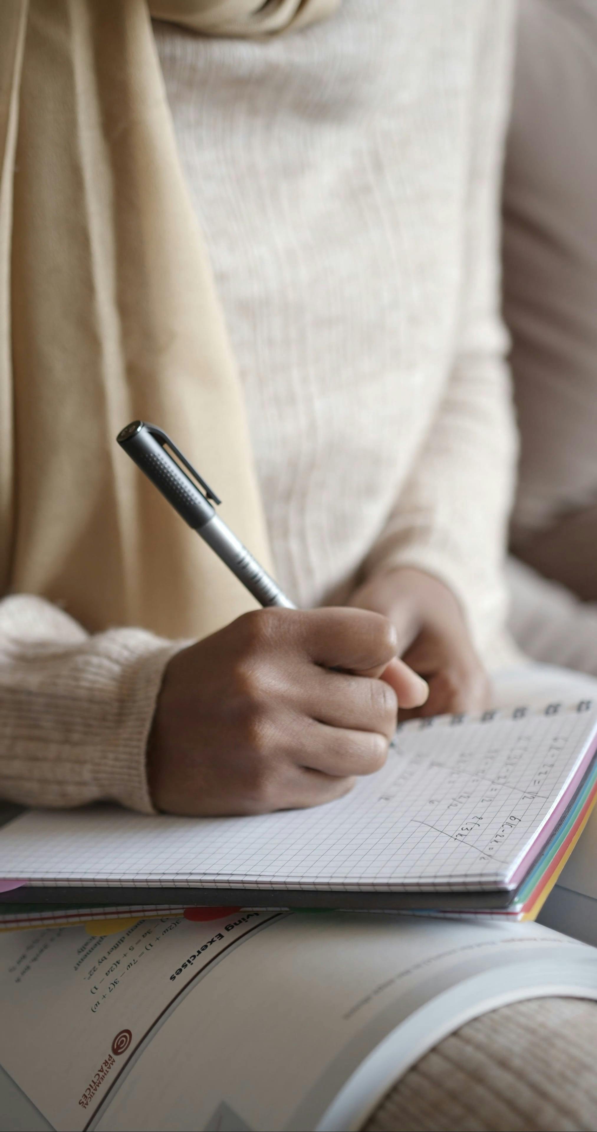 A Man Writing on the Paper · Free Stock Video