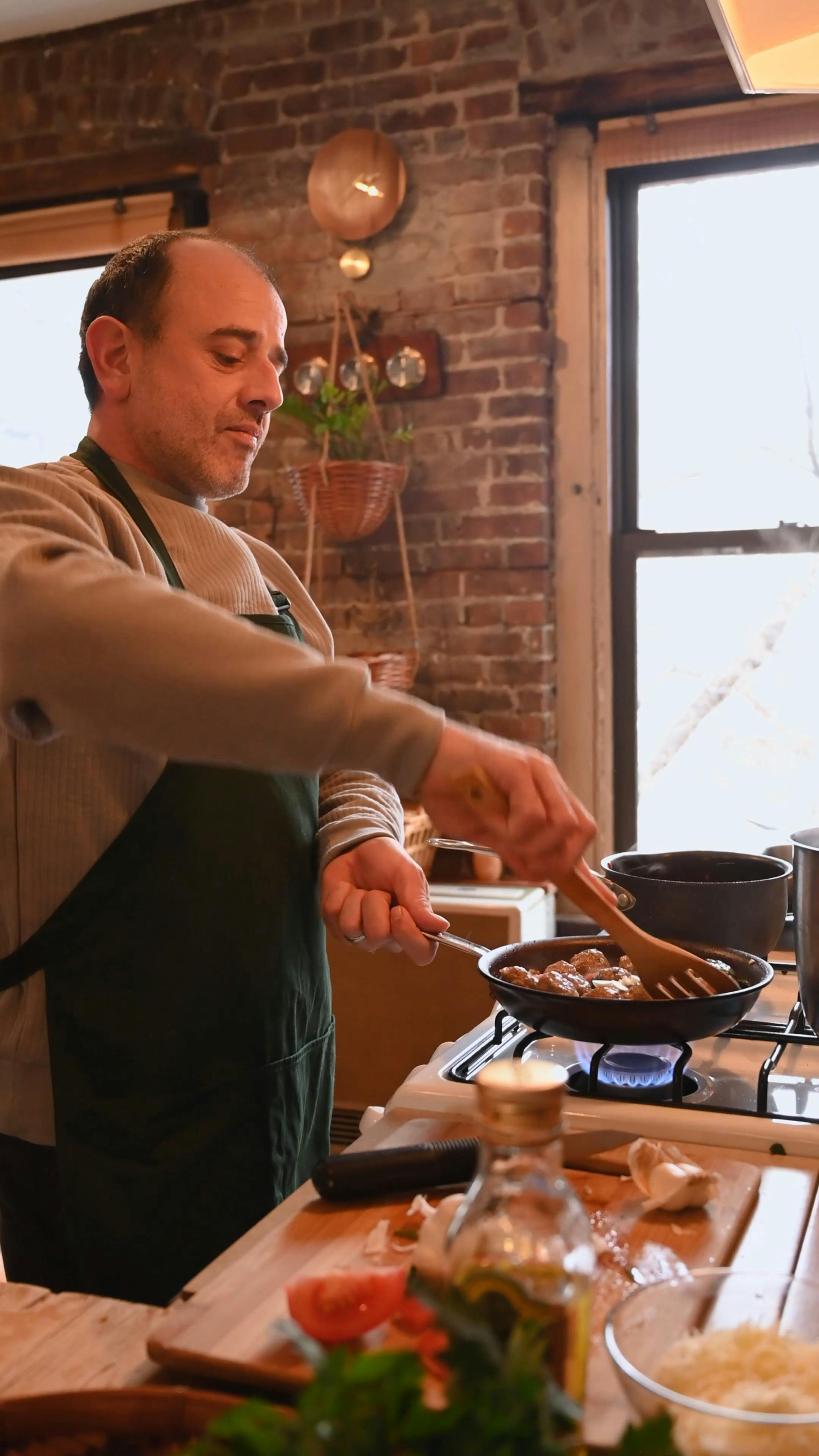 Cooking A Crab Dish In The Kitchen · Free Stock Video