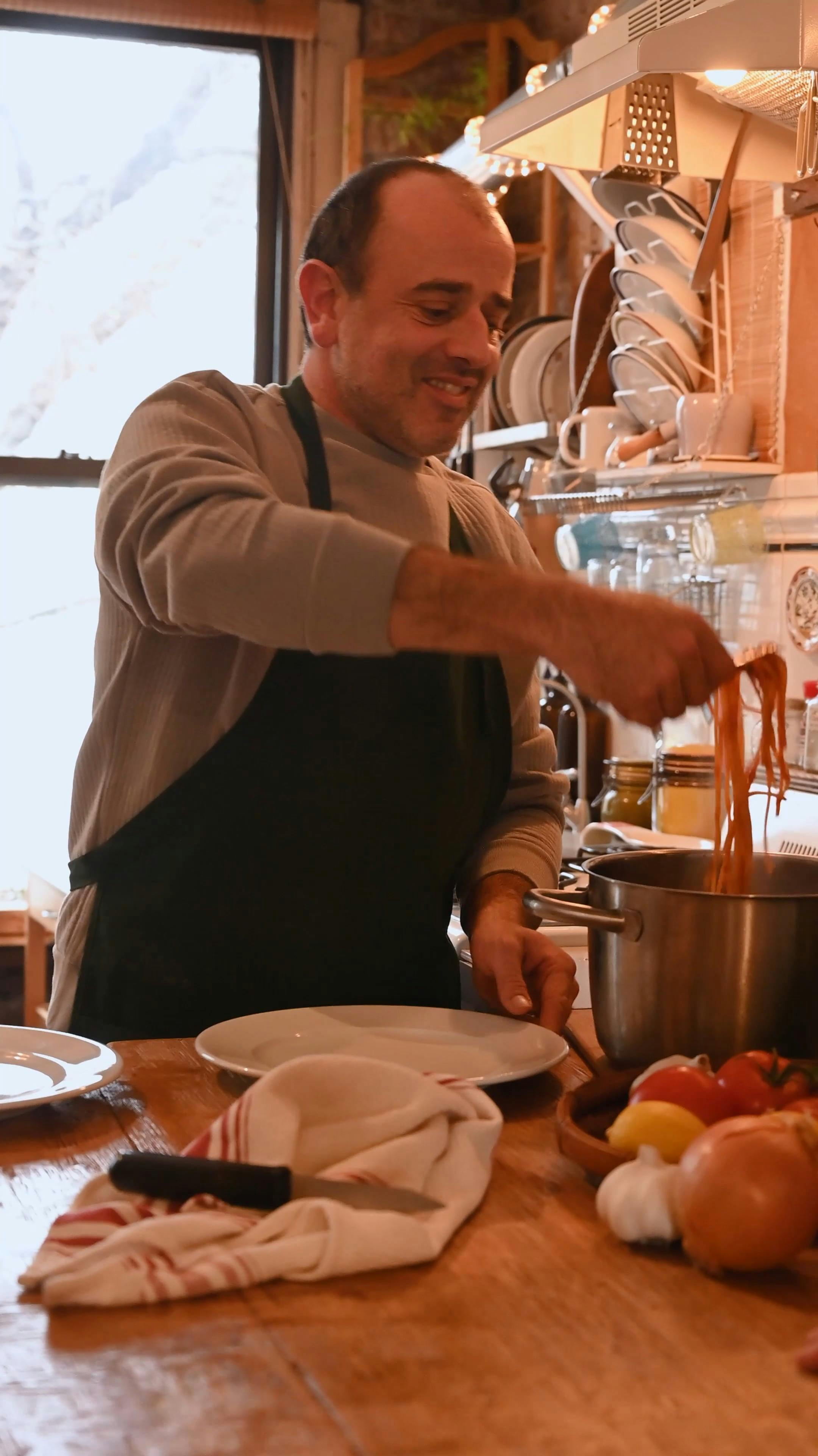 Guy Cooking Pasta Videos, Download The BEST Free 4k Stock Video Footage ...