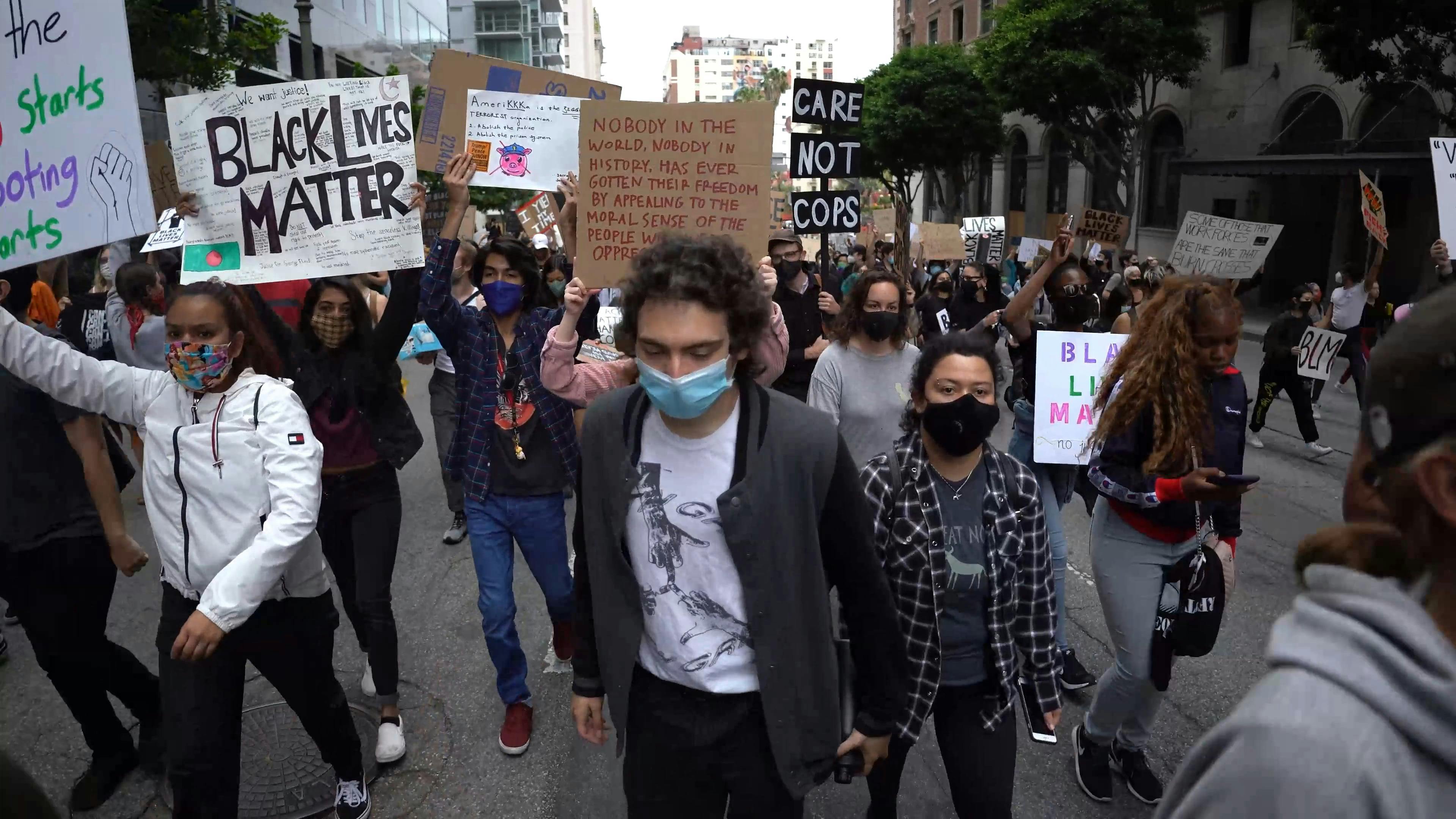 People Protesting on the Street · Free Stock Video