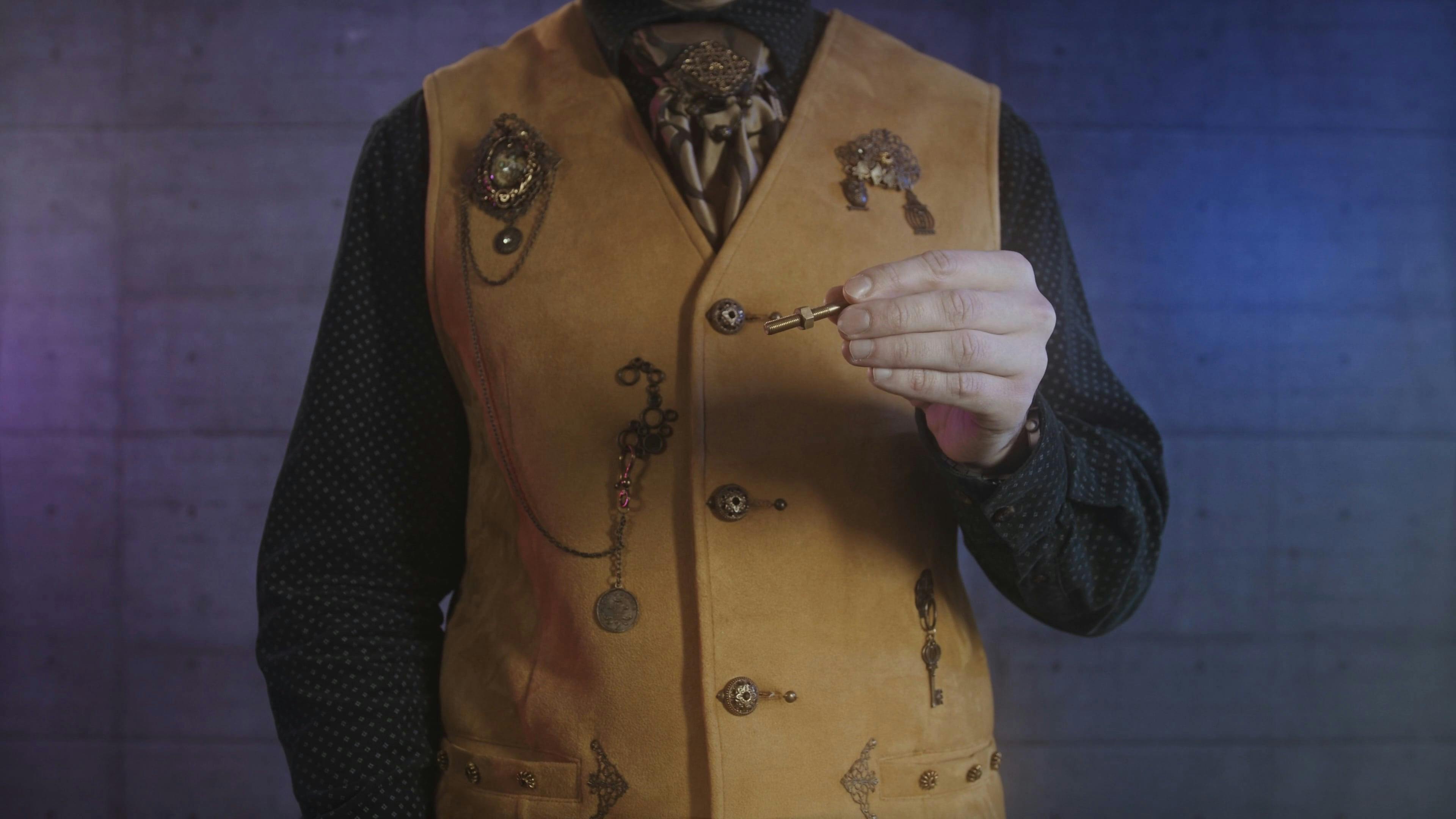 Magician Performing Nut On Bolt Trick Free Stock Video Footage, Royalty ...