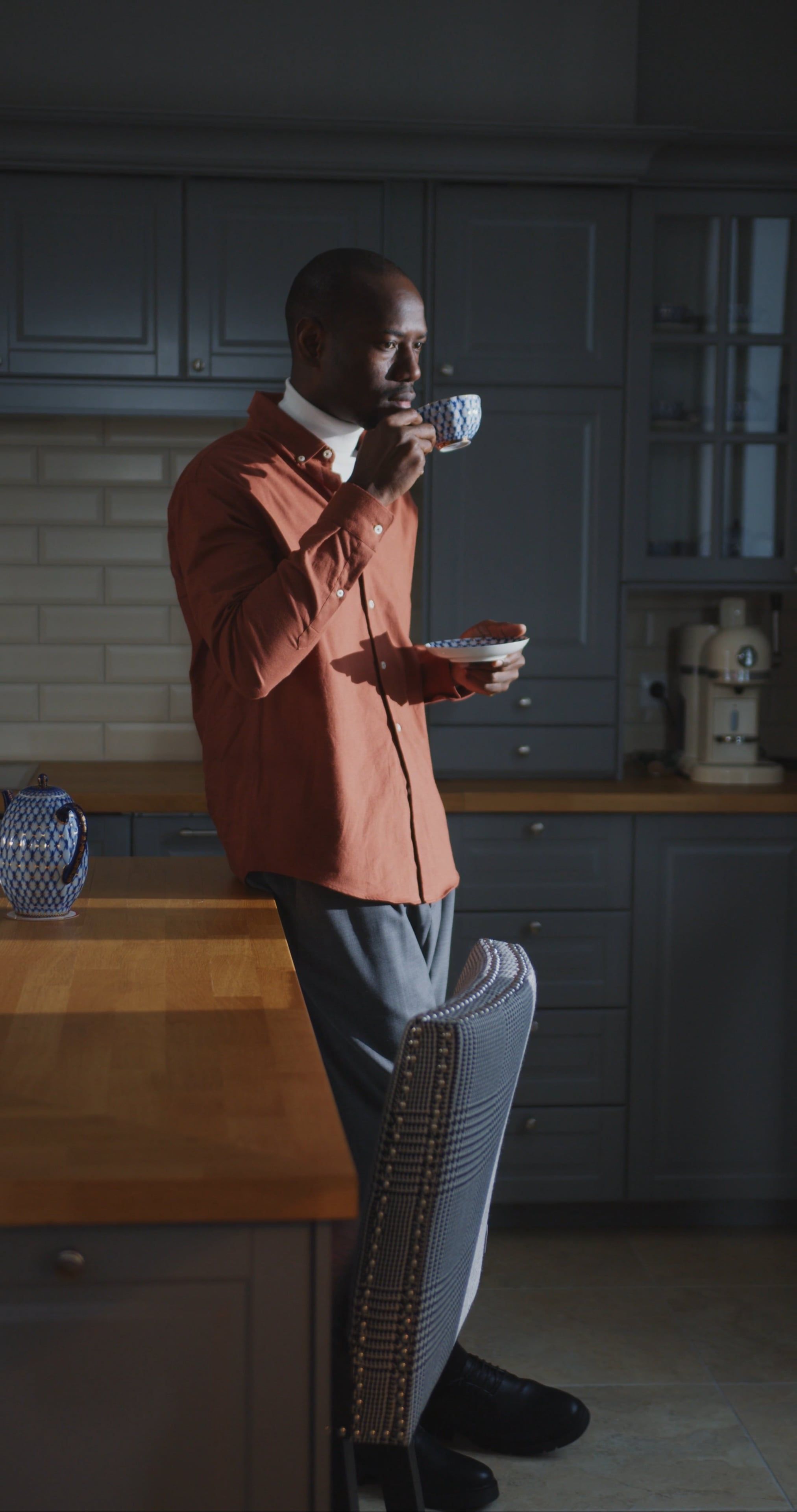 Man Standing while Drinking · Free Stock Video