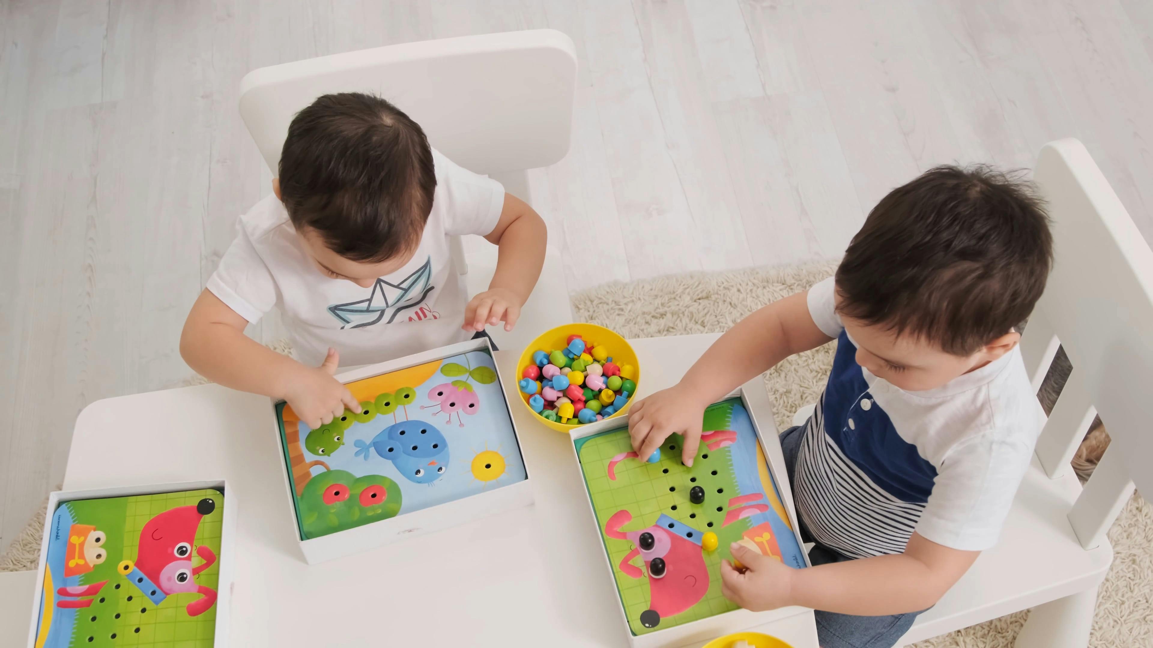 Kids Playing on the Table · Free Stock Video