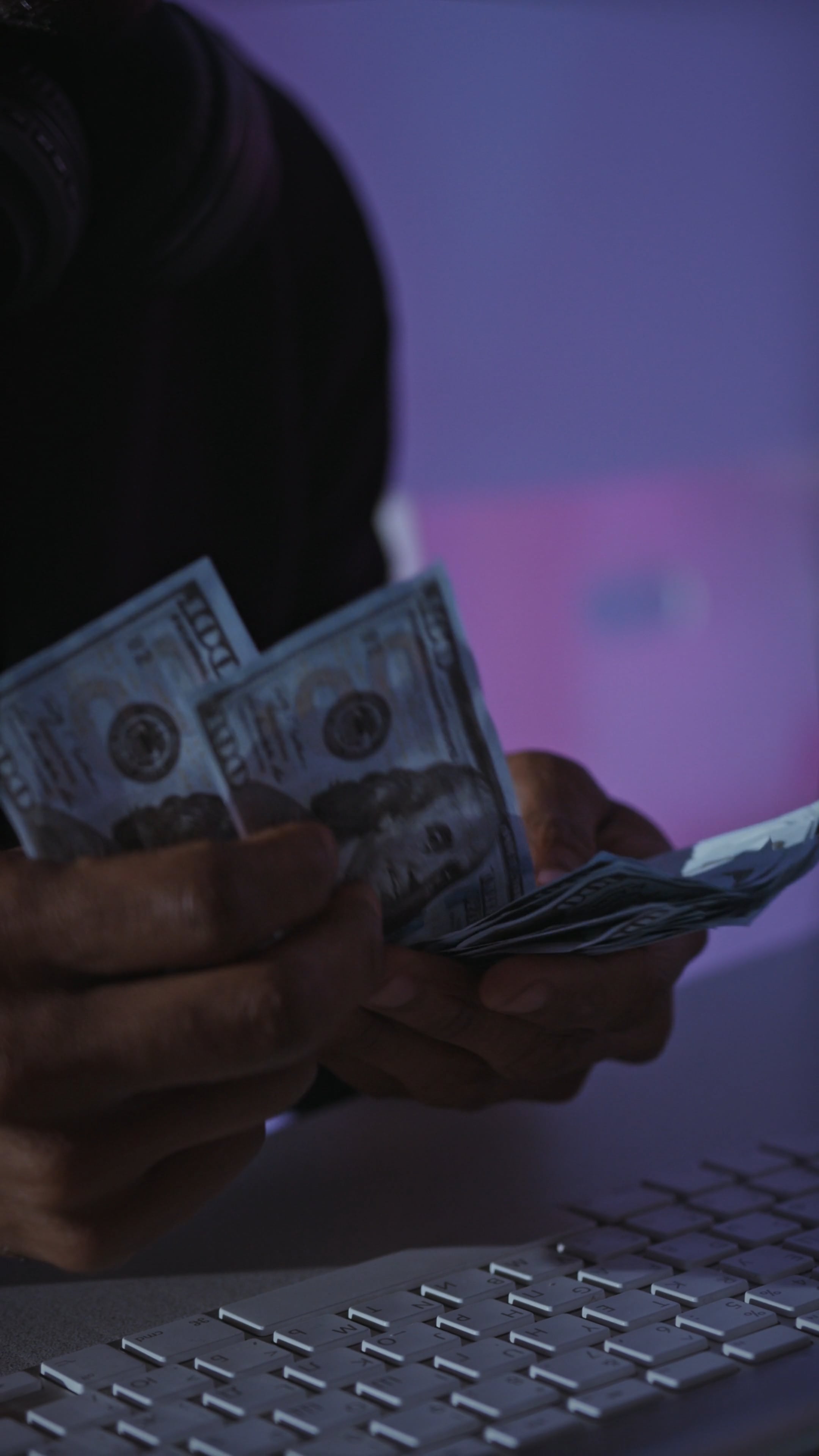 Close Up Shot of Man Counting Money Free Stock Video Footage, Royalty ...