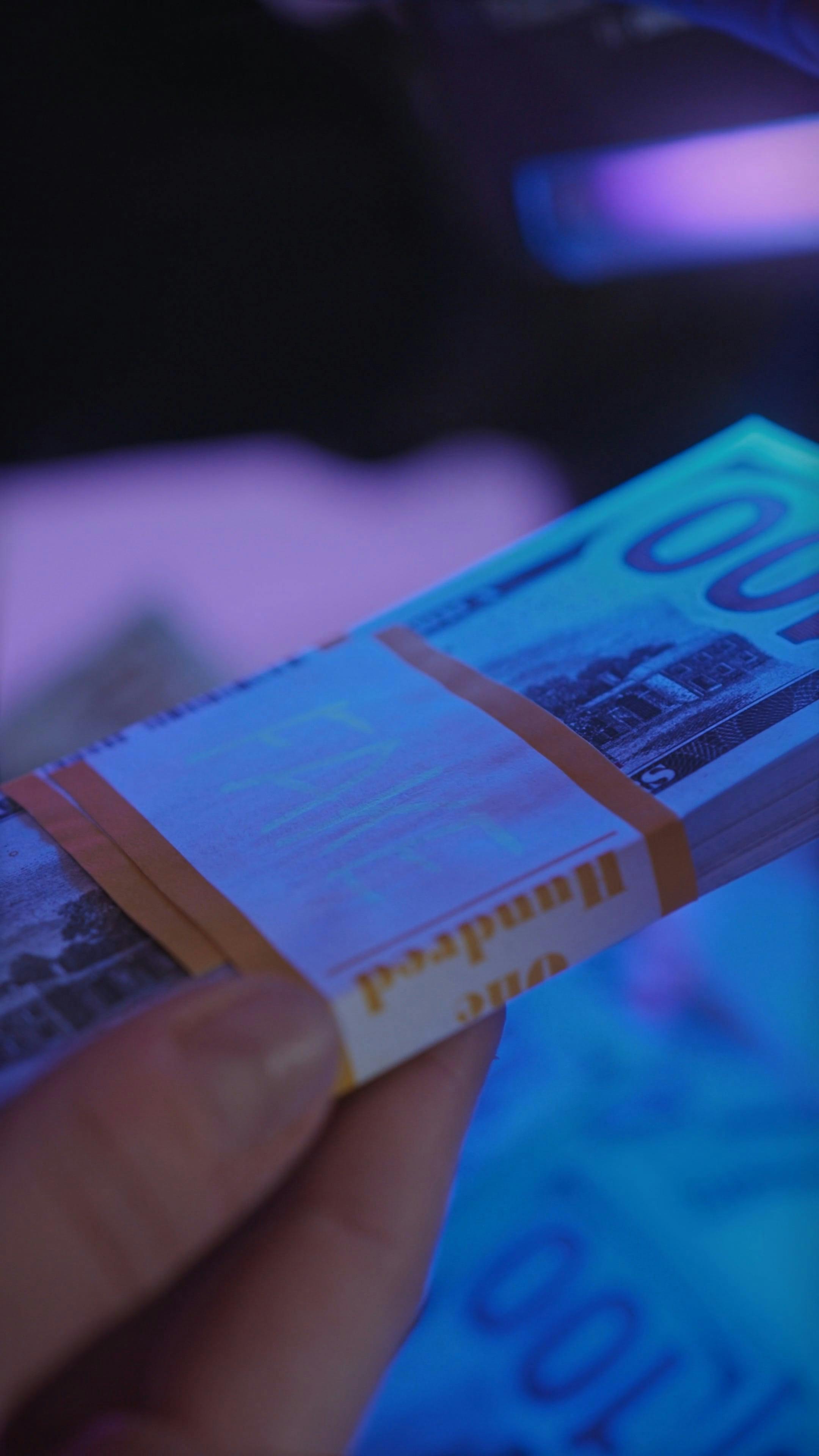 Stacks of Money Scattered on a Table Free Stock Video Footage, Royalty ...