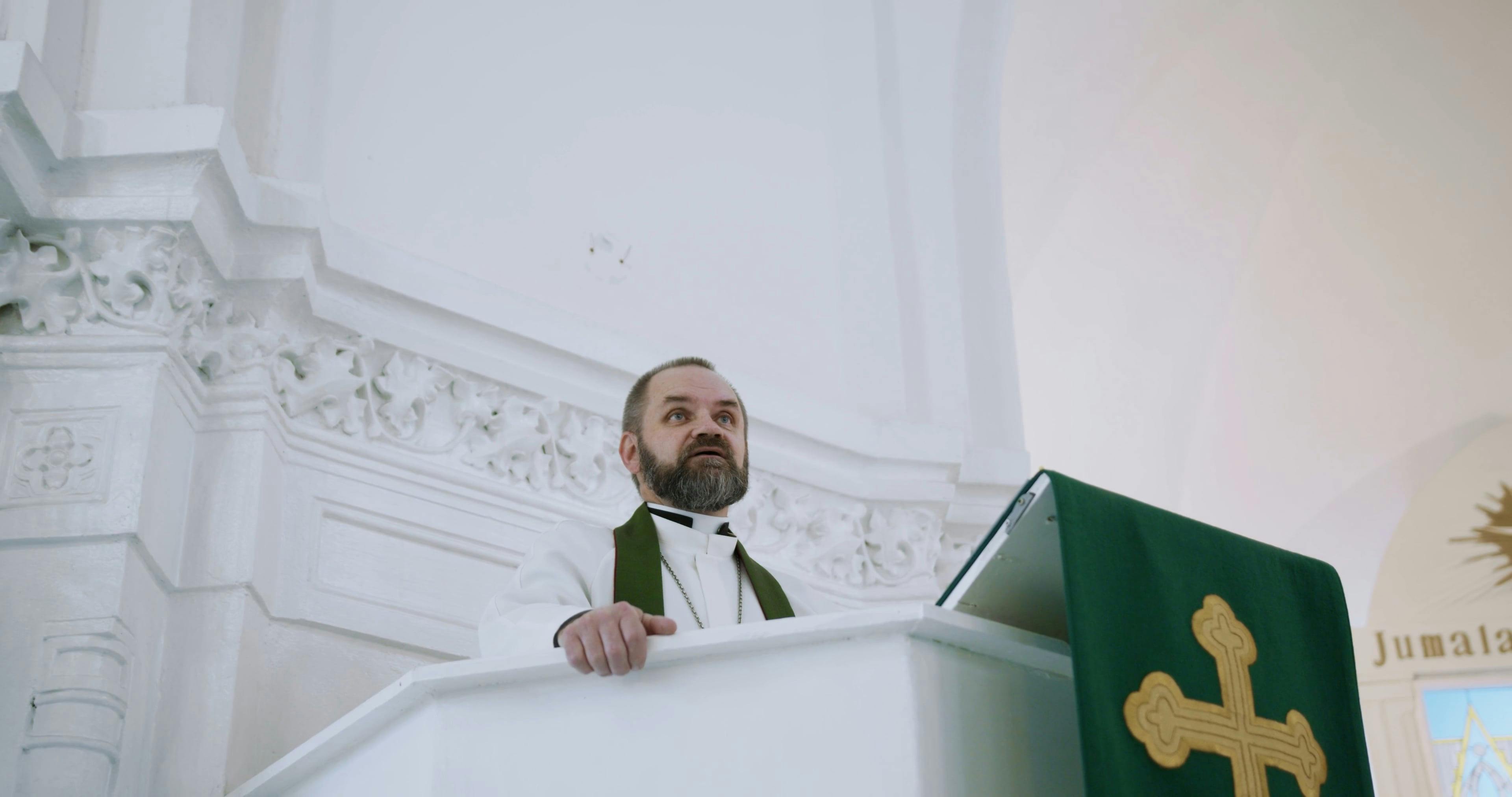 A Pastor Preaching while on the Altar Free Stock Video Footage, Royalty ...