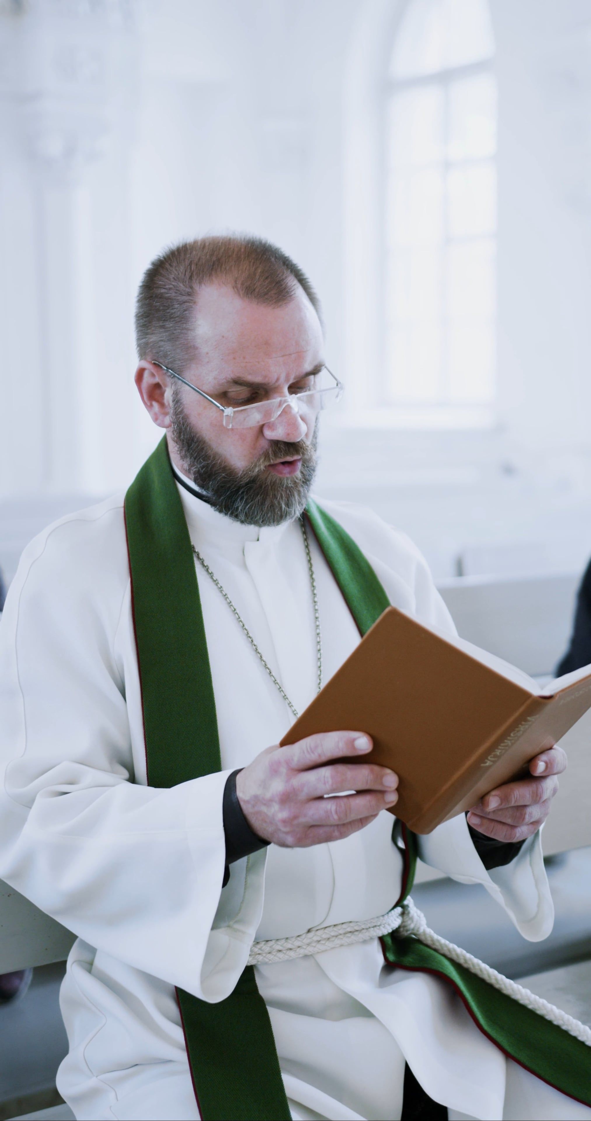 A Pastor Reading the Holy Book Free Stock Video Footage, Royalty-Free ...