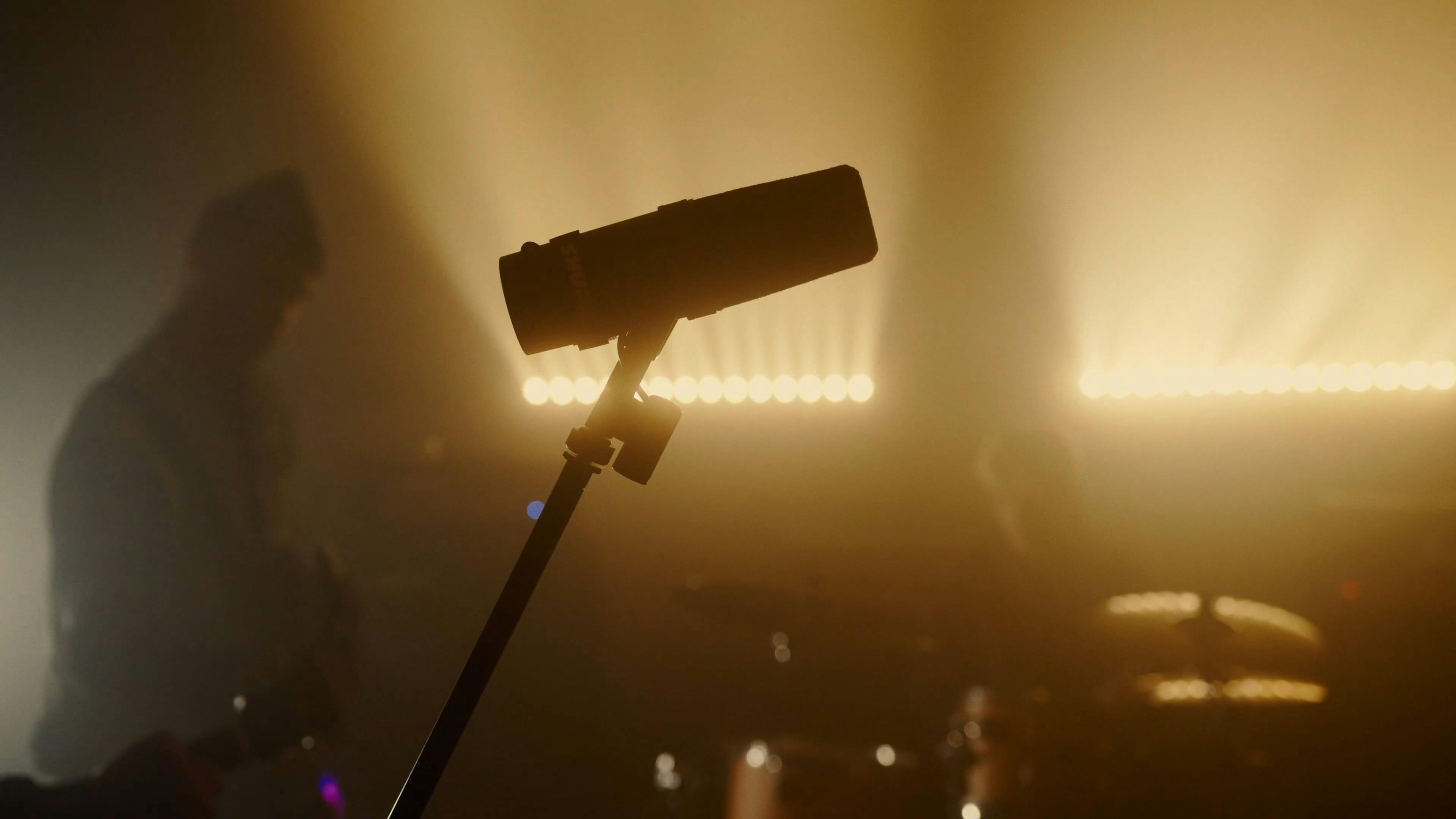 MIcrophone in the Stage · Free Stock Video