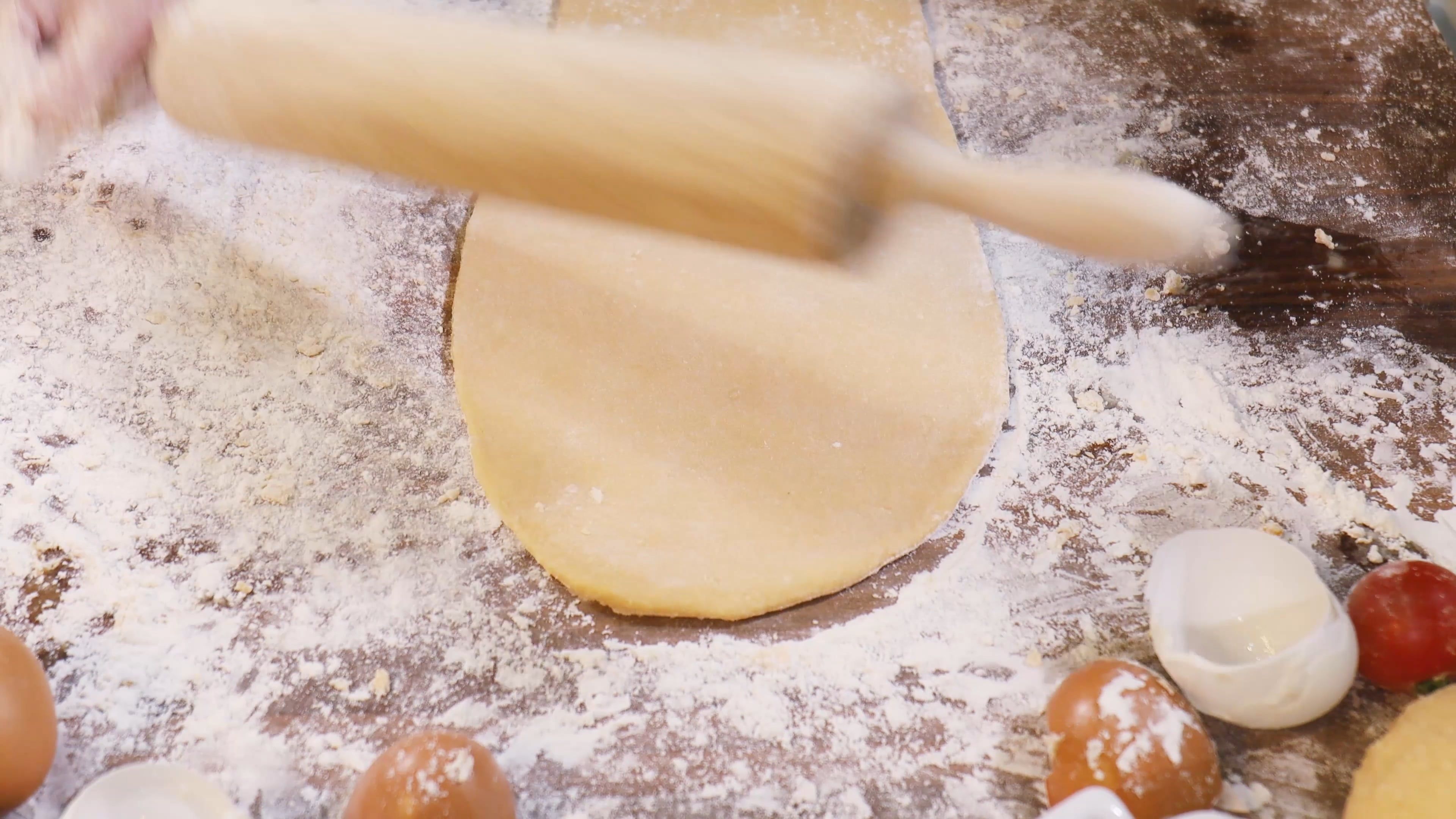 Crop Person Stretching Pasta · Free Stock Video