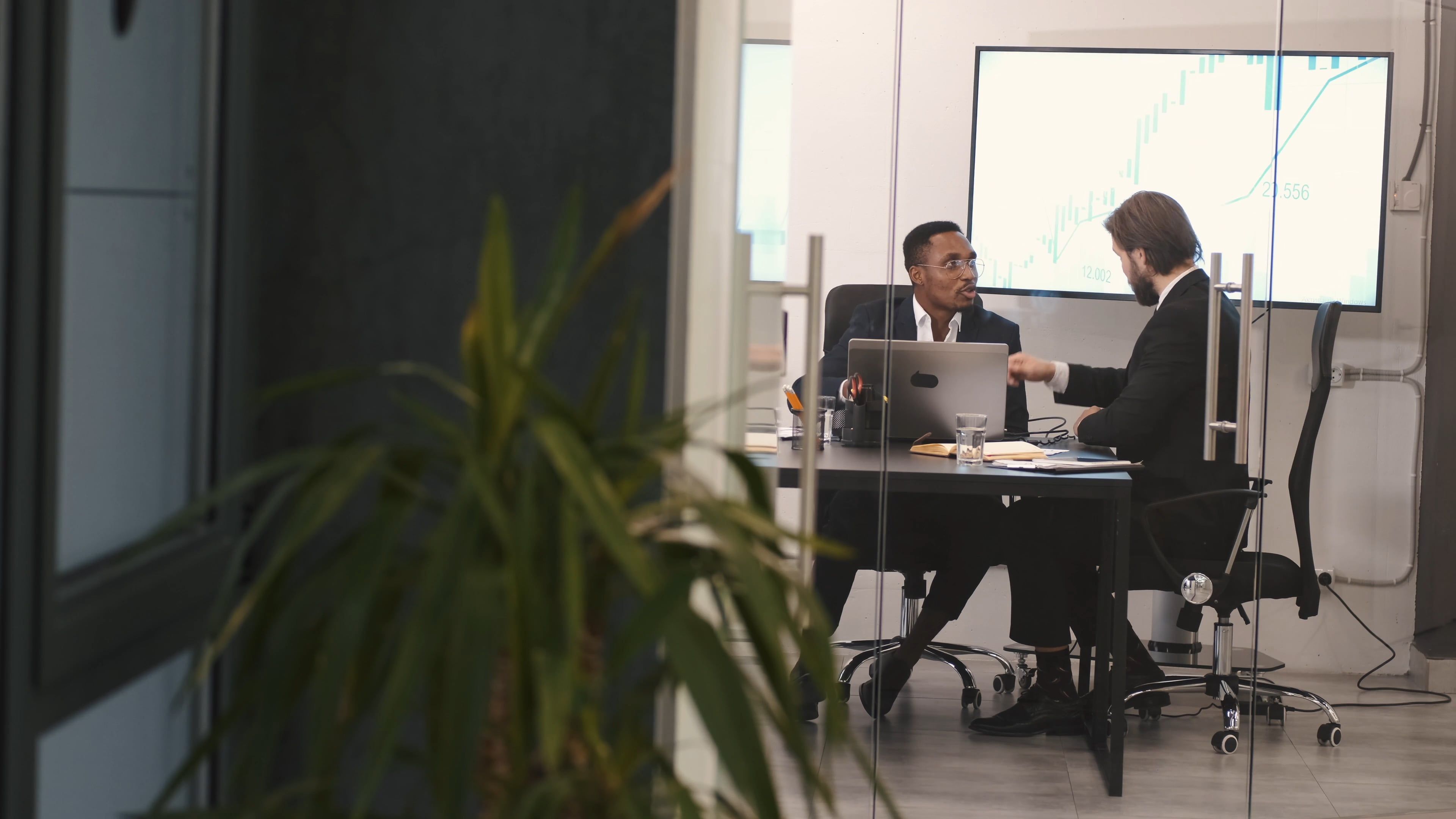 Two Men in a Meeting · Free Stock Video