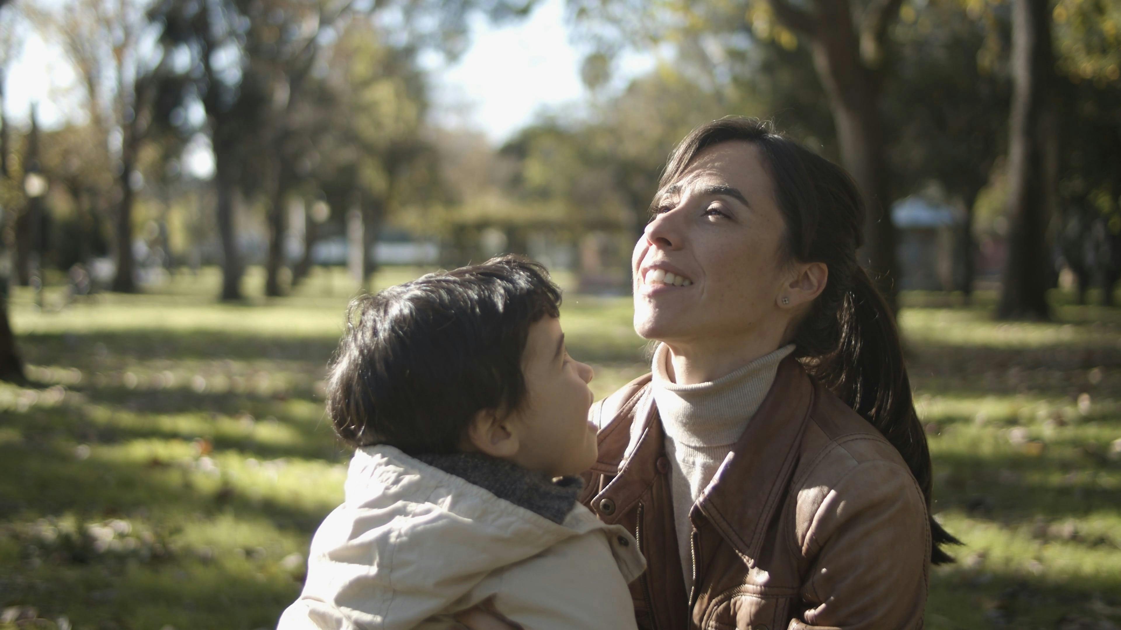 Mother Raising Up Her Son Free Stock Video Footage, Royalty-Free 4K ...