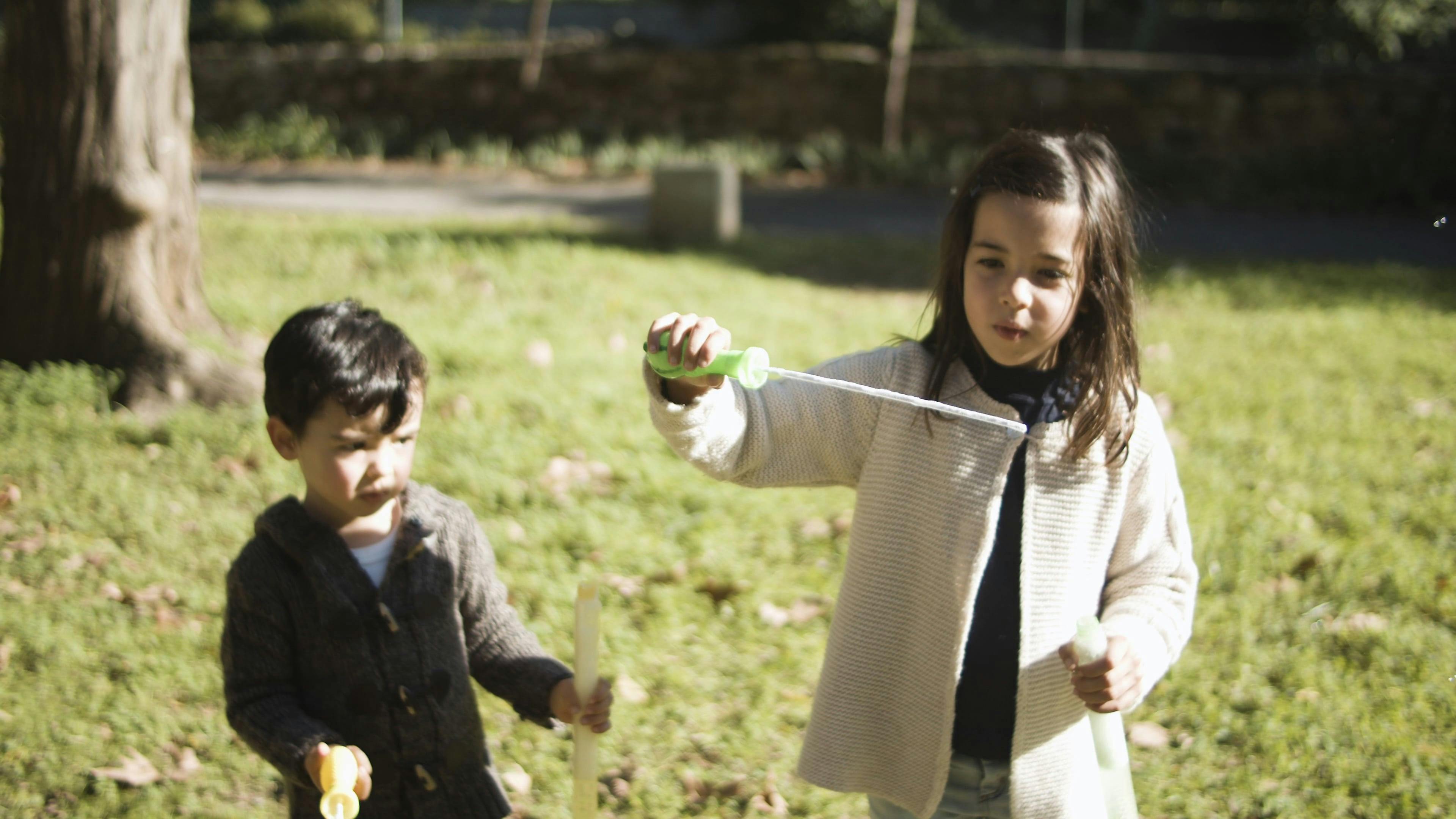 Kids Playing on the Outdoors · Free Stock Video