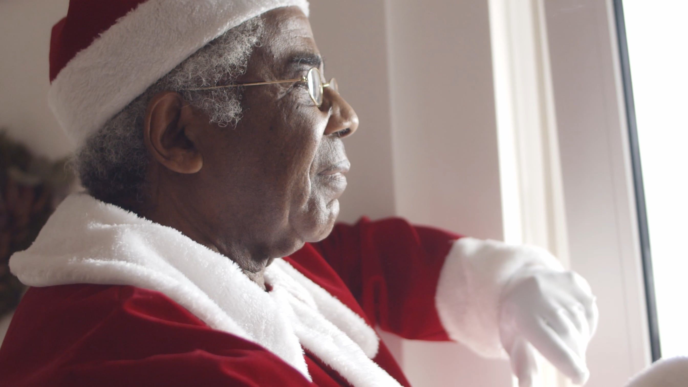 A Man in a Santa Claus Costume Smoking a Cigar Free Stock Video Footage ...