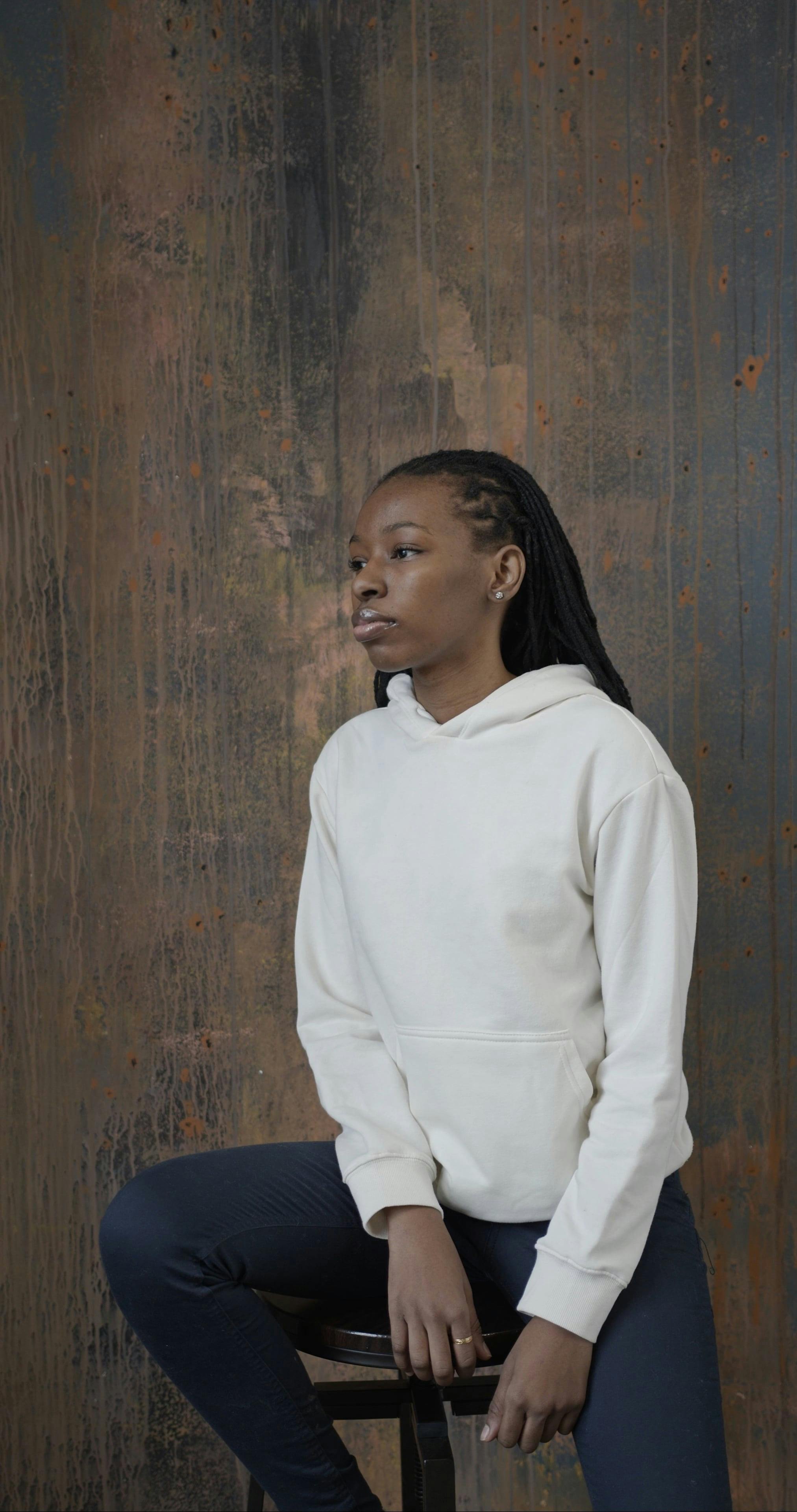 Woman Modeling In White Hoodie Free Stock Video Footage, Royalty-Free ...