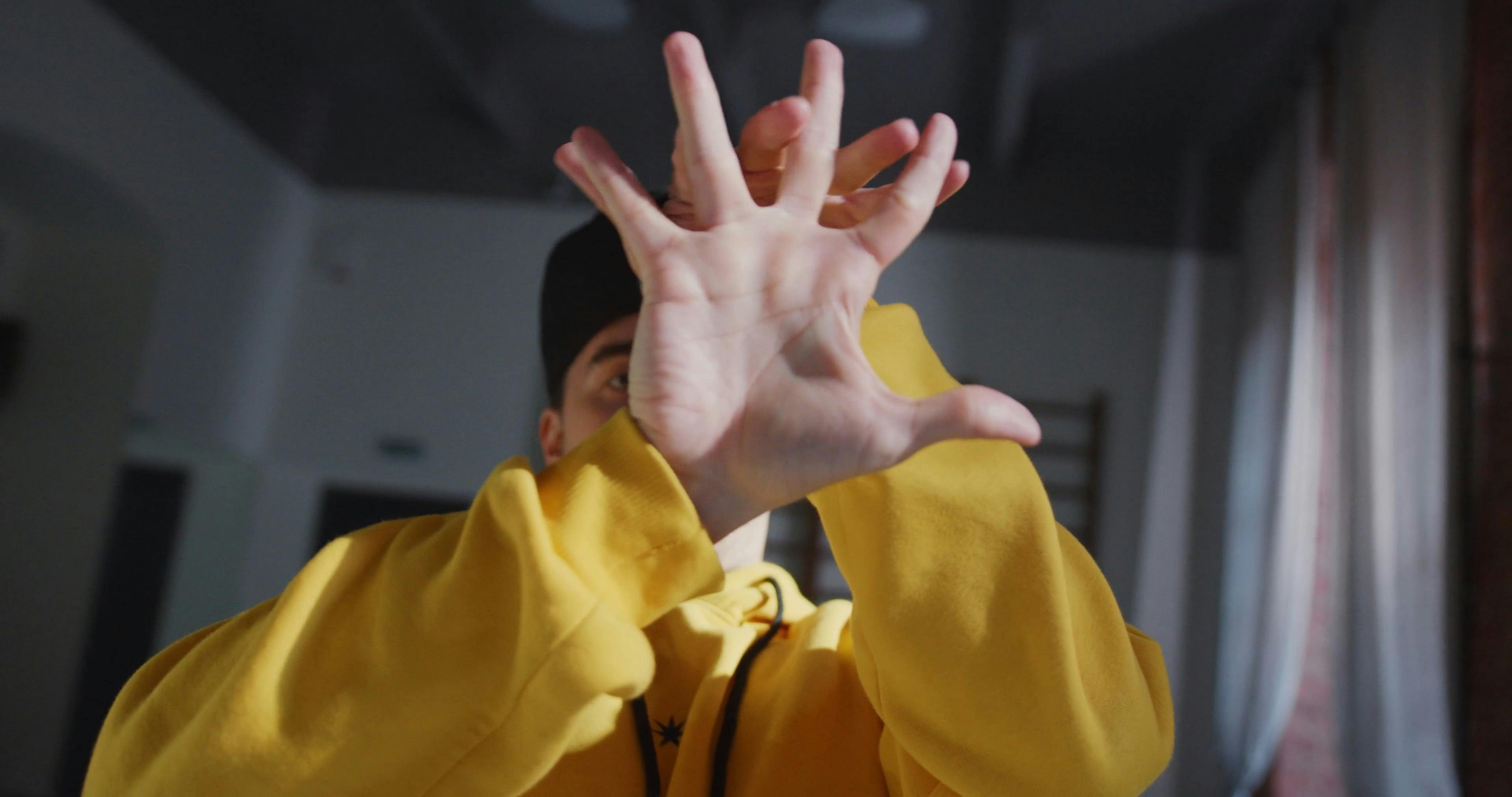 Man Dancing With Hands · Free Stock Video