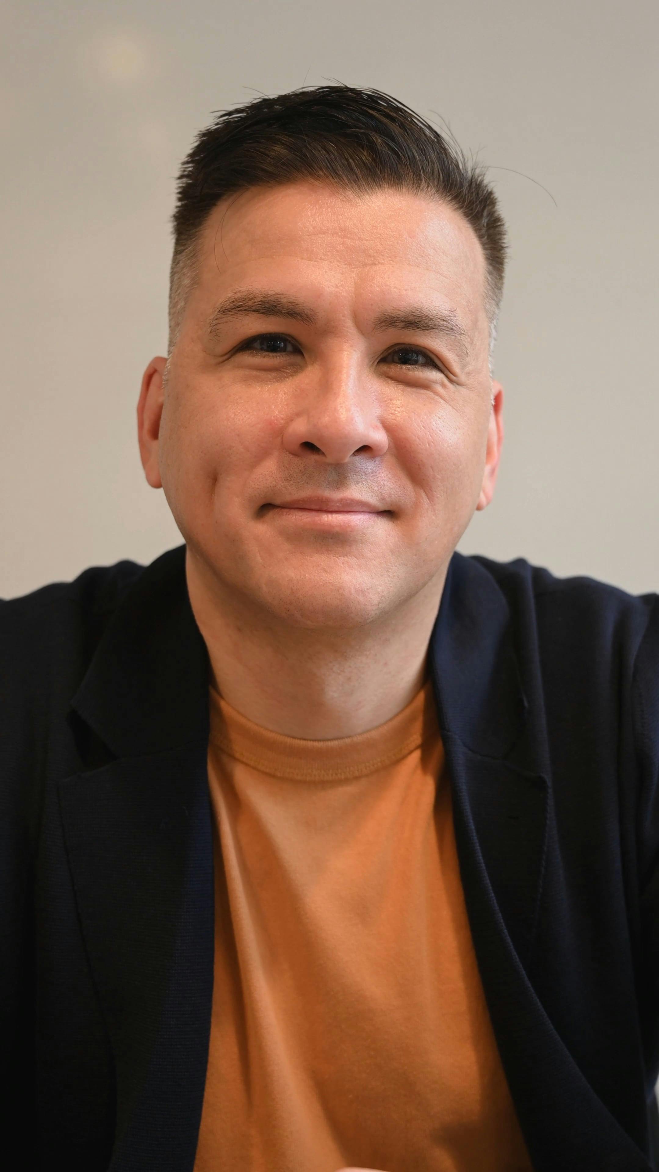 Man with Dimple Looking Straight at the Camera Free Stock Video Footage ...