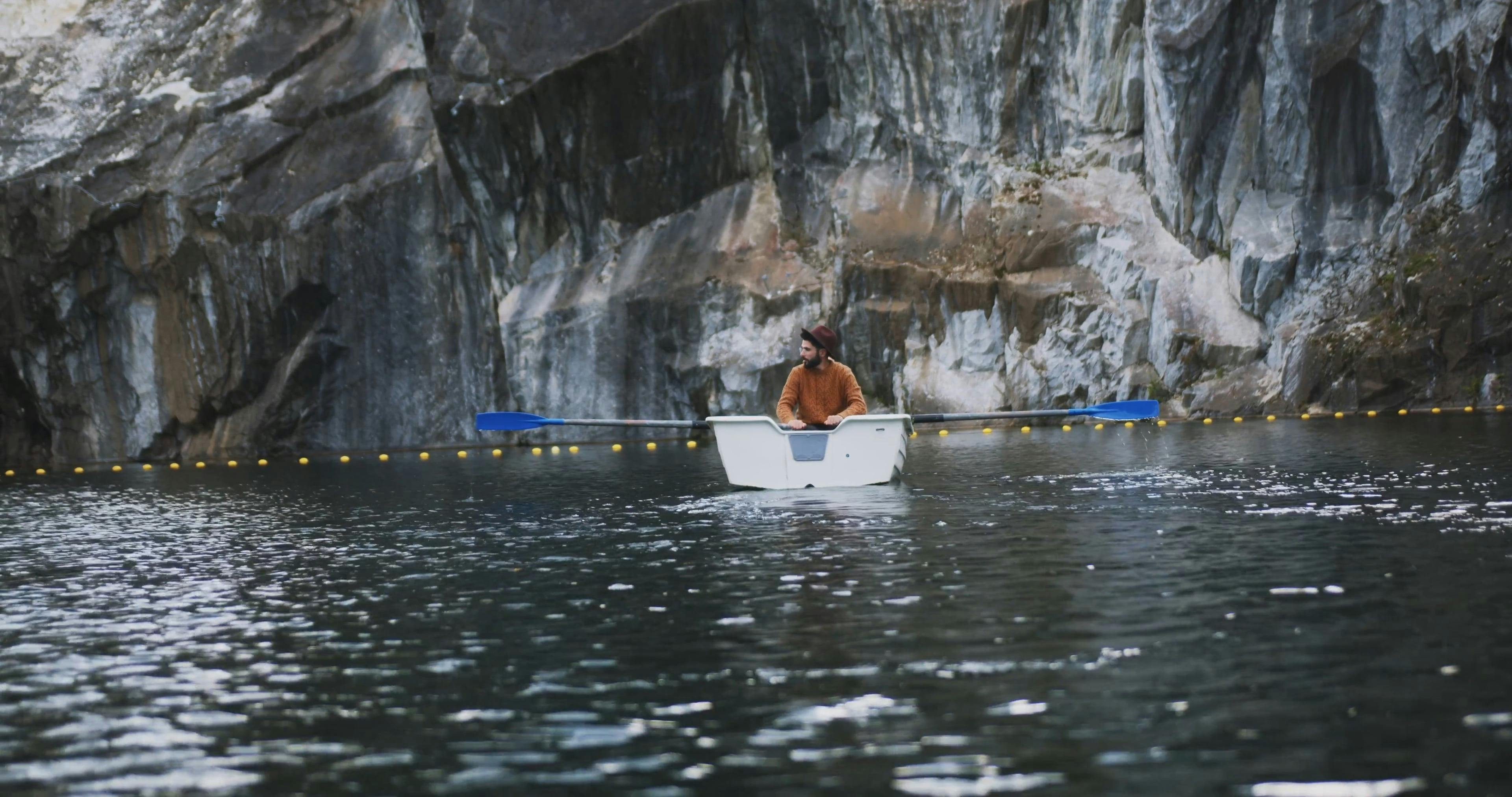 Couple in a Boat Free Stock Video Footage, Royalty-Free 4K & HD Video Clip