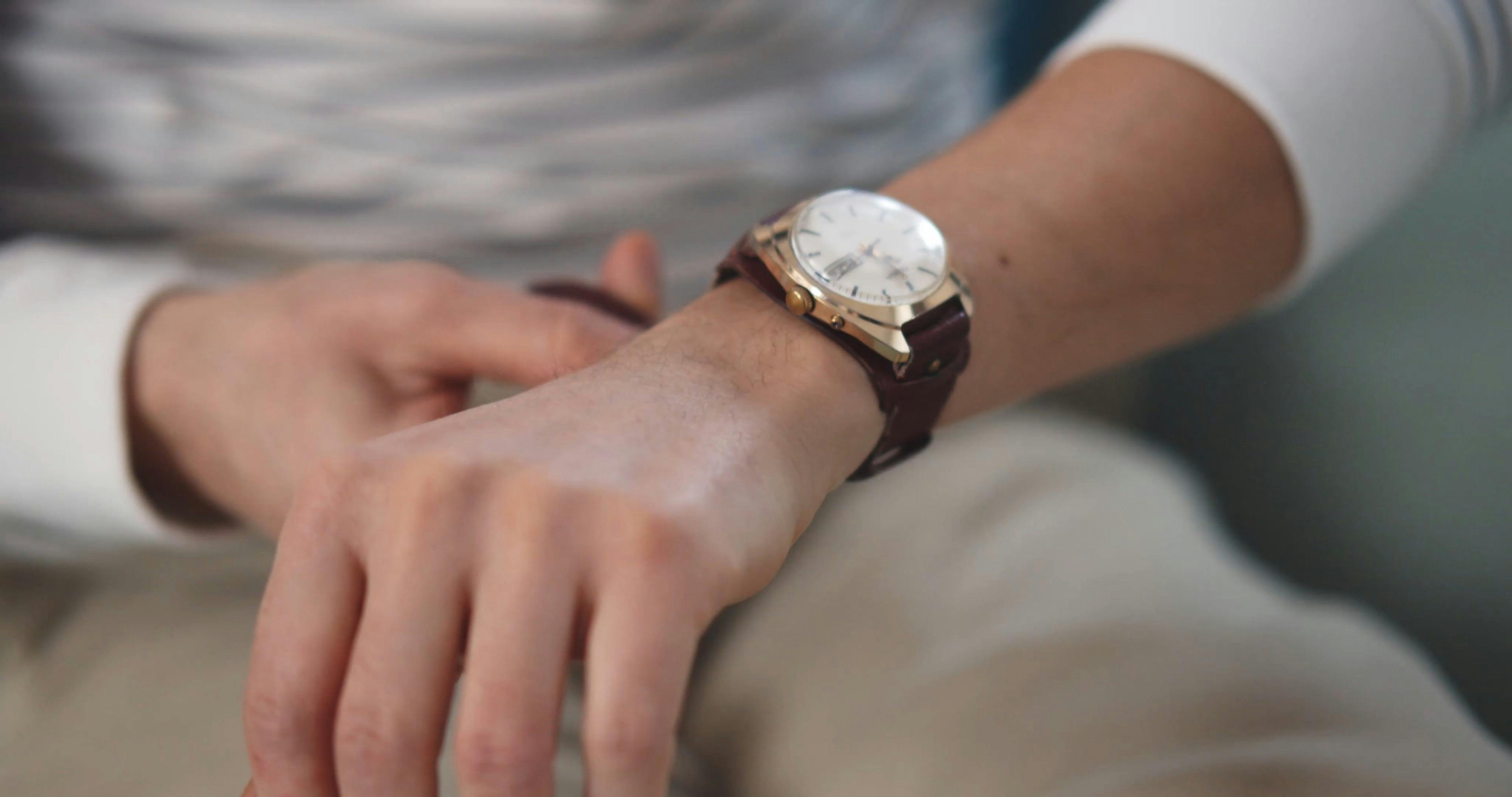 Person Removing a Watch on the Wrist Free Stock Video Footage, Royalty ...