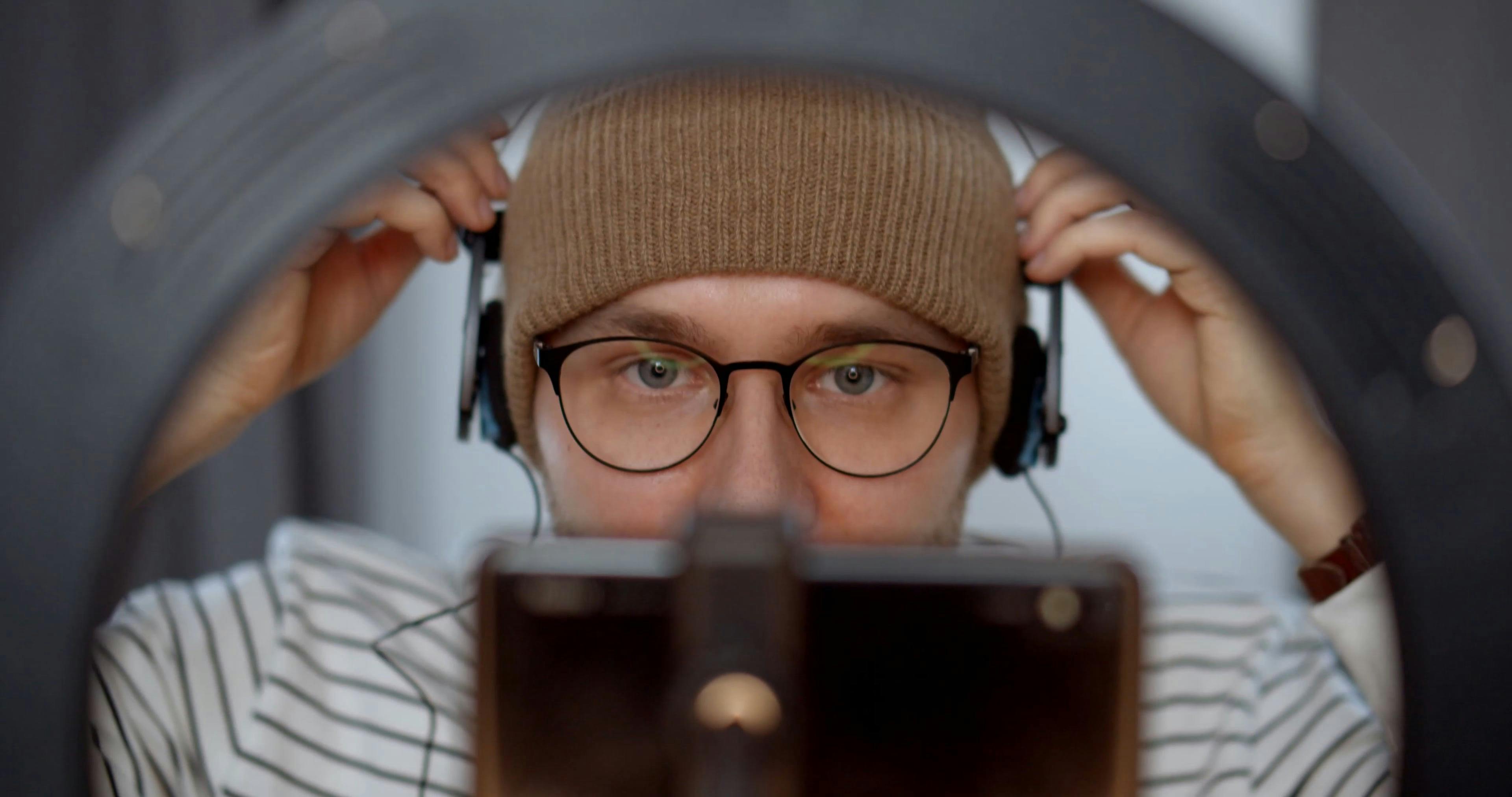 Young Man Recording Content Free Stock Video Footage, Royalty-Free 4K ...