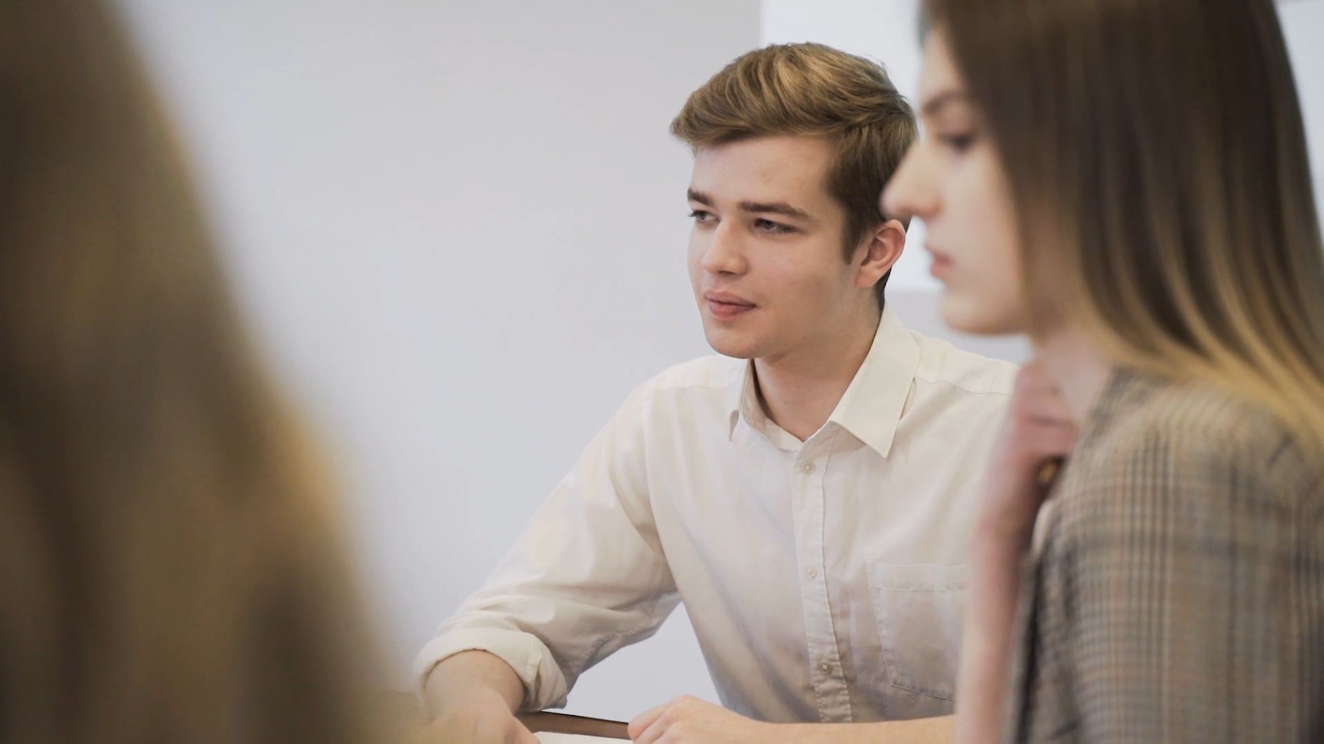 Young Man Listening Attentively Free Stock Video Footage, Royalty-Free ...