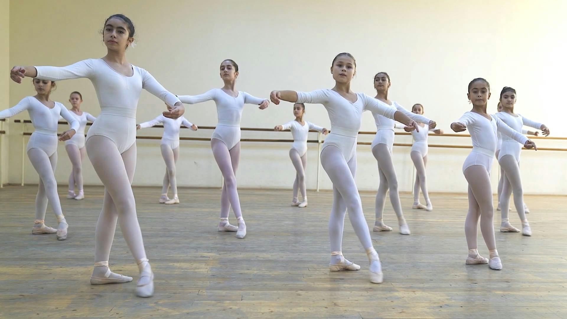 Girls in a Ballet Class · Free Stock Video