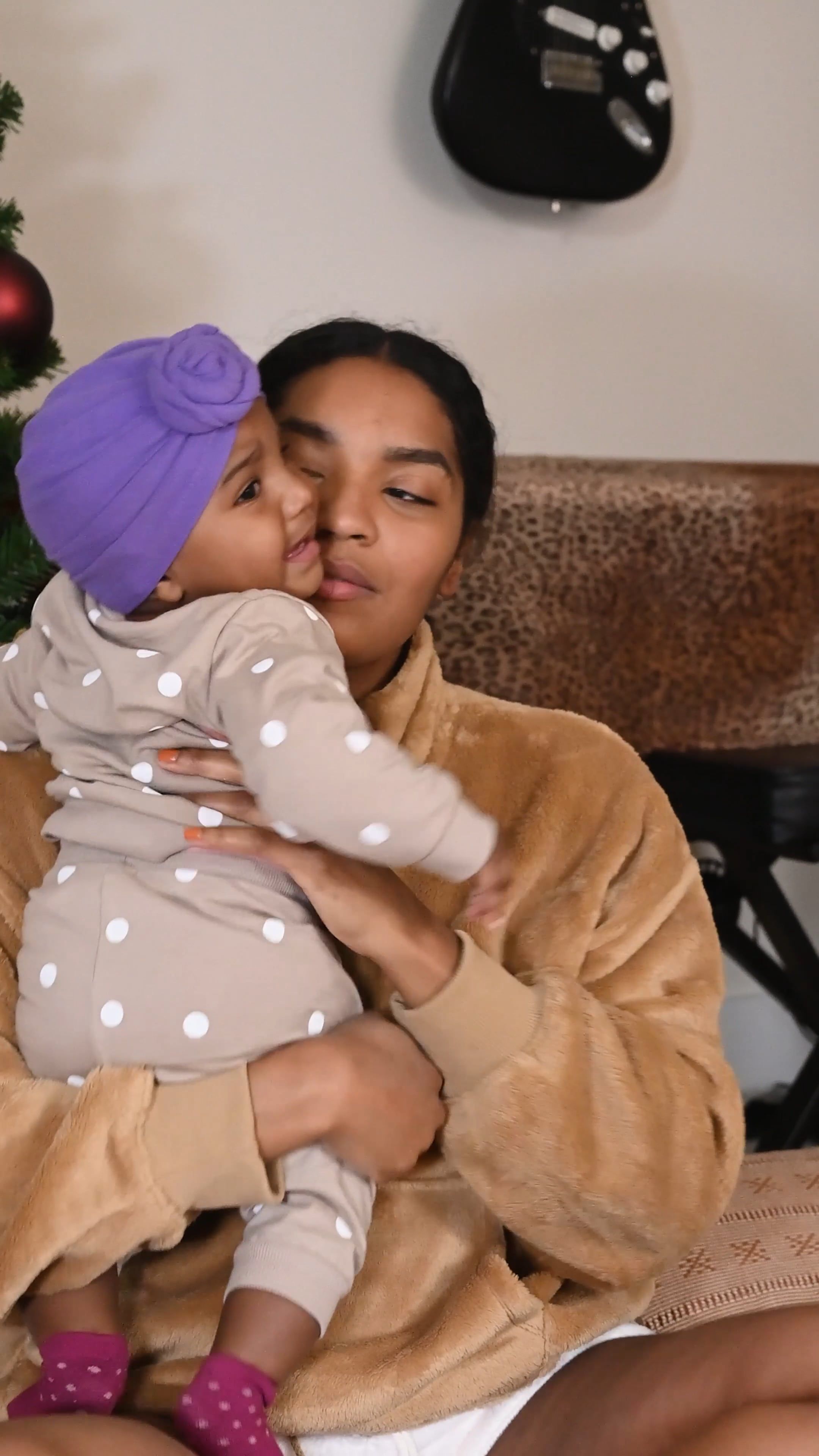 A Mother Applying Moisturizer on Her Baby's Face · Free Stock Video
