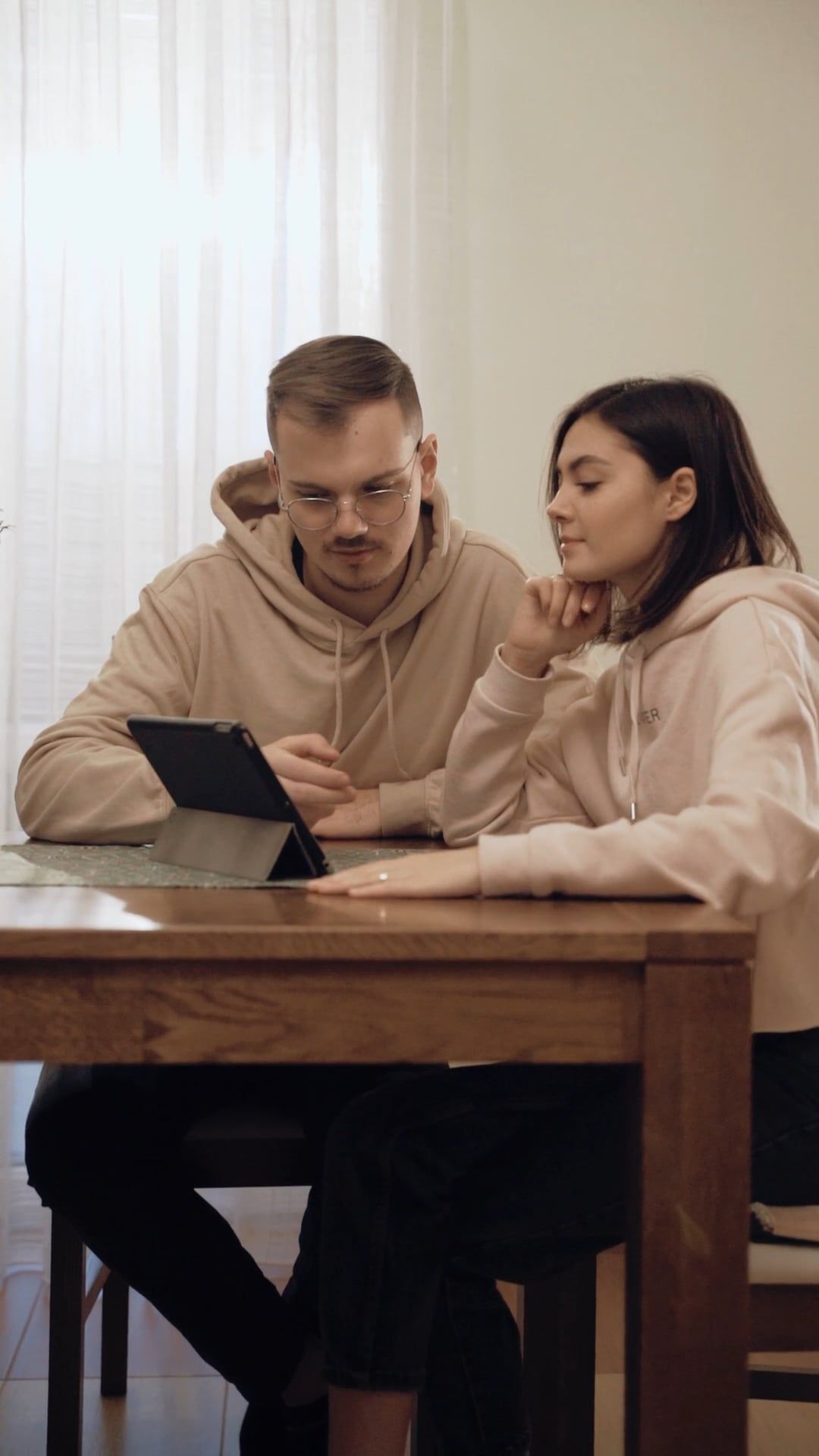 Couple Looking at a Tablet Together · Free Stock Video