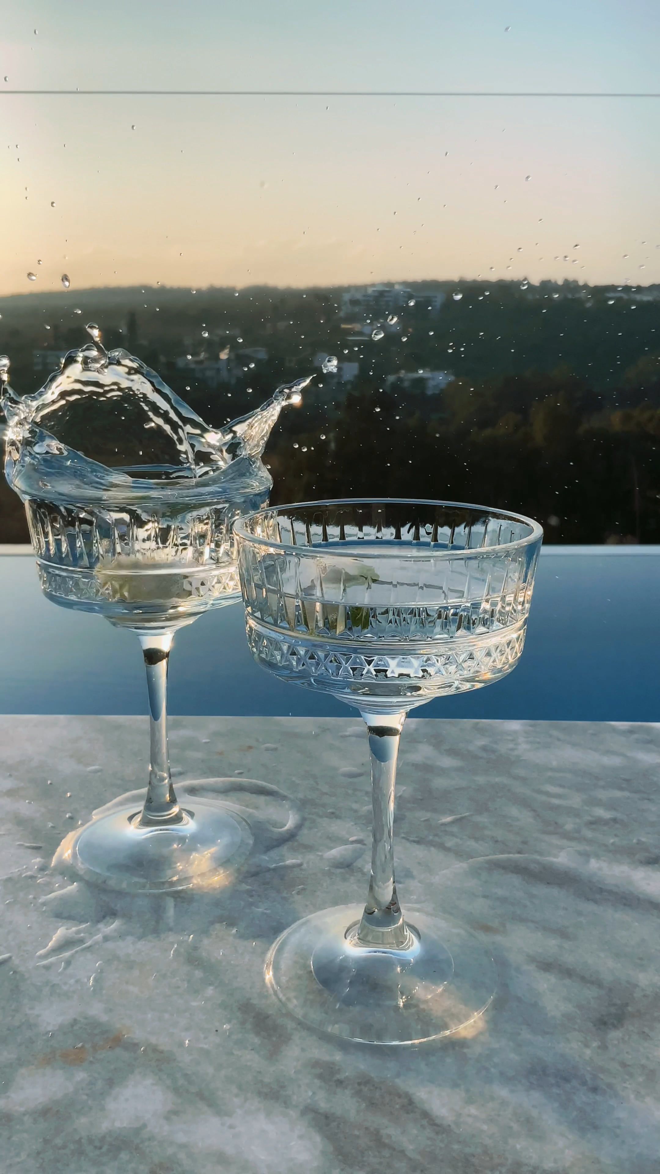 Splash of Water From a Glass Free Stock Video Footage, Royalty-Free 4K ...
