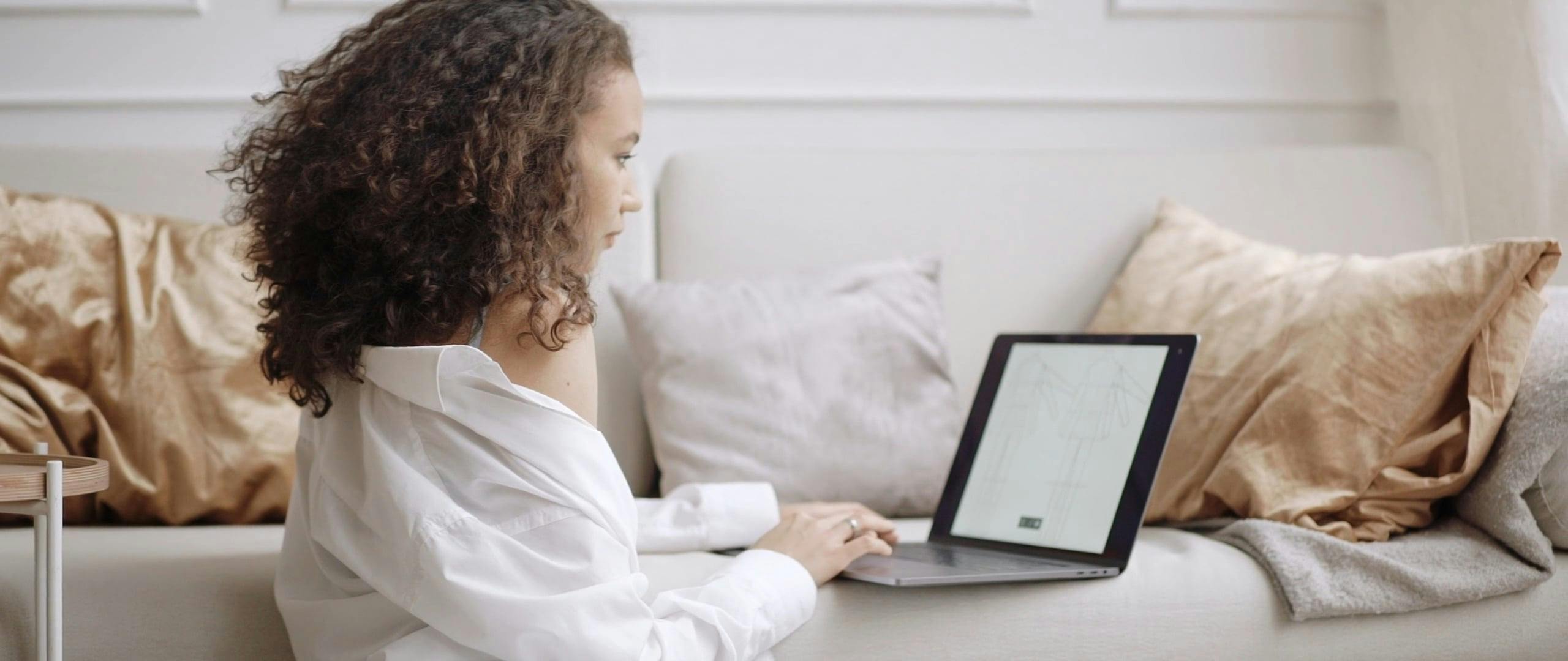 Woman using Laptop · Free Stock Video