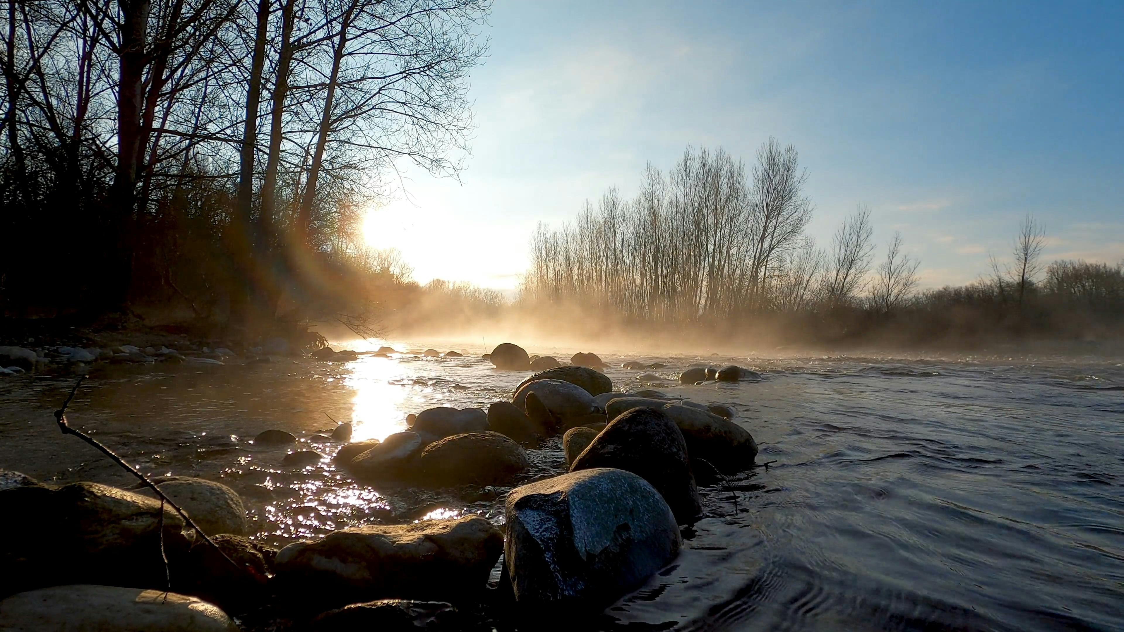 Low Angle Shot of the Lake · Free Stock Video