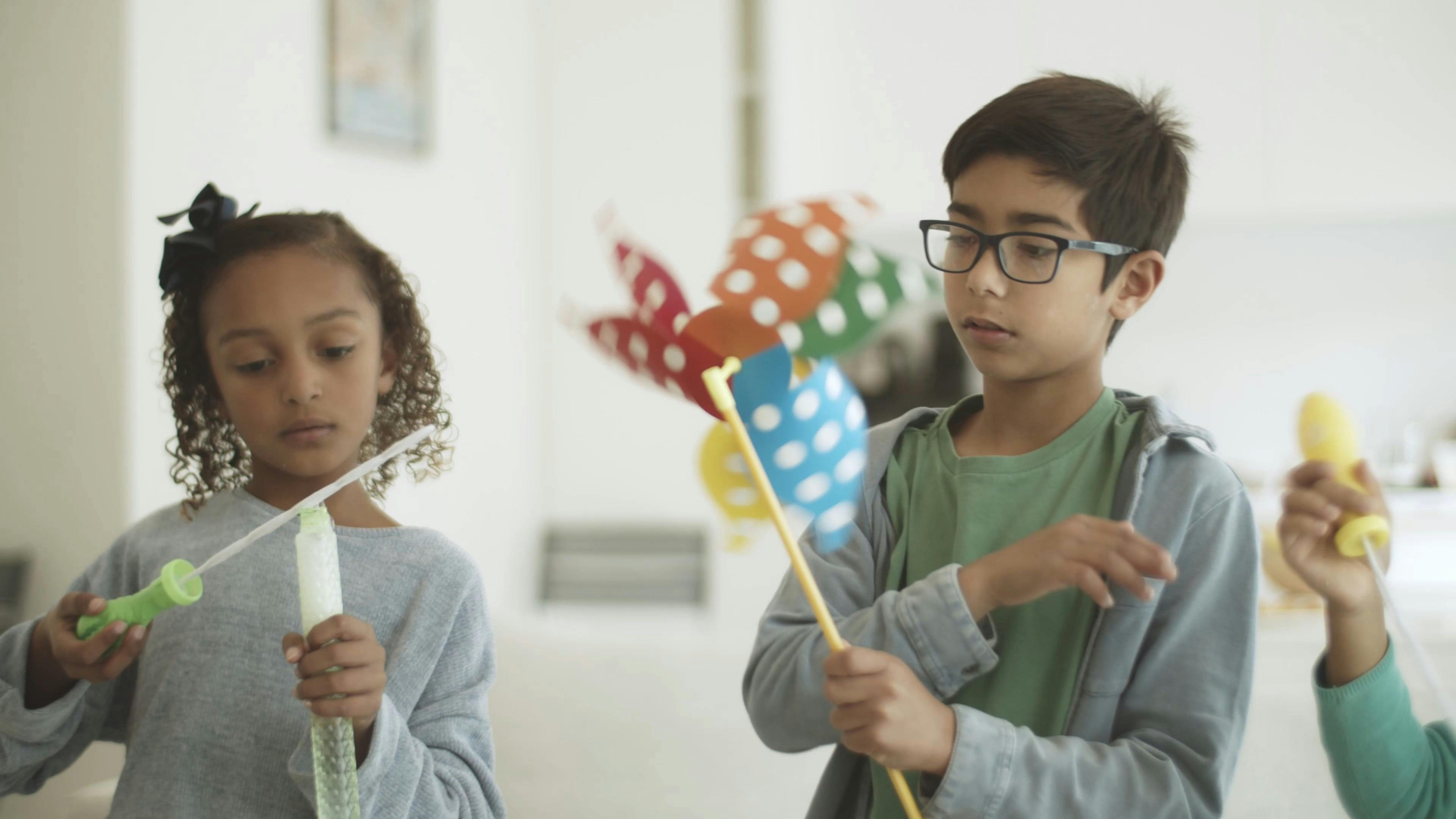 Children Playing at Home · Free Stock Video