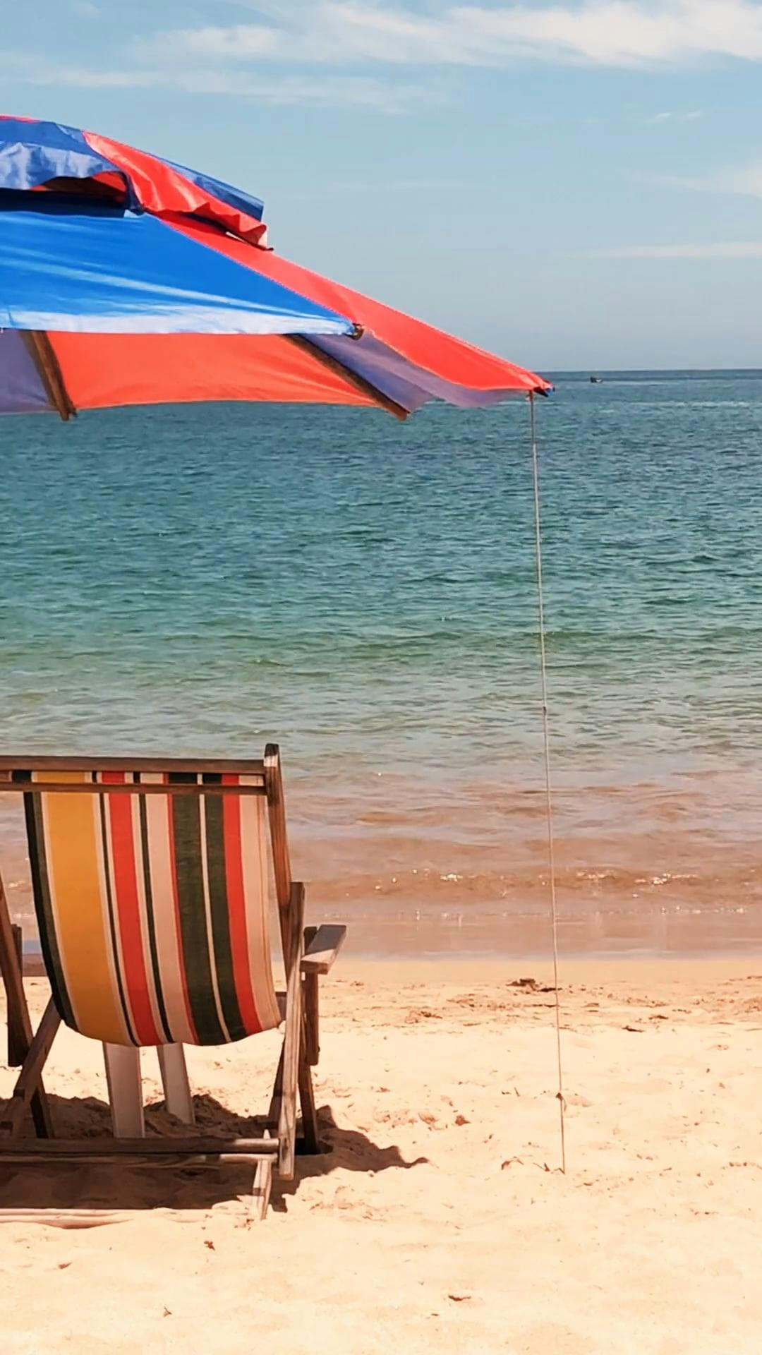 Sandy Beach Landscape · Free Stock Video