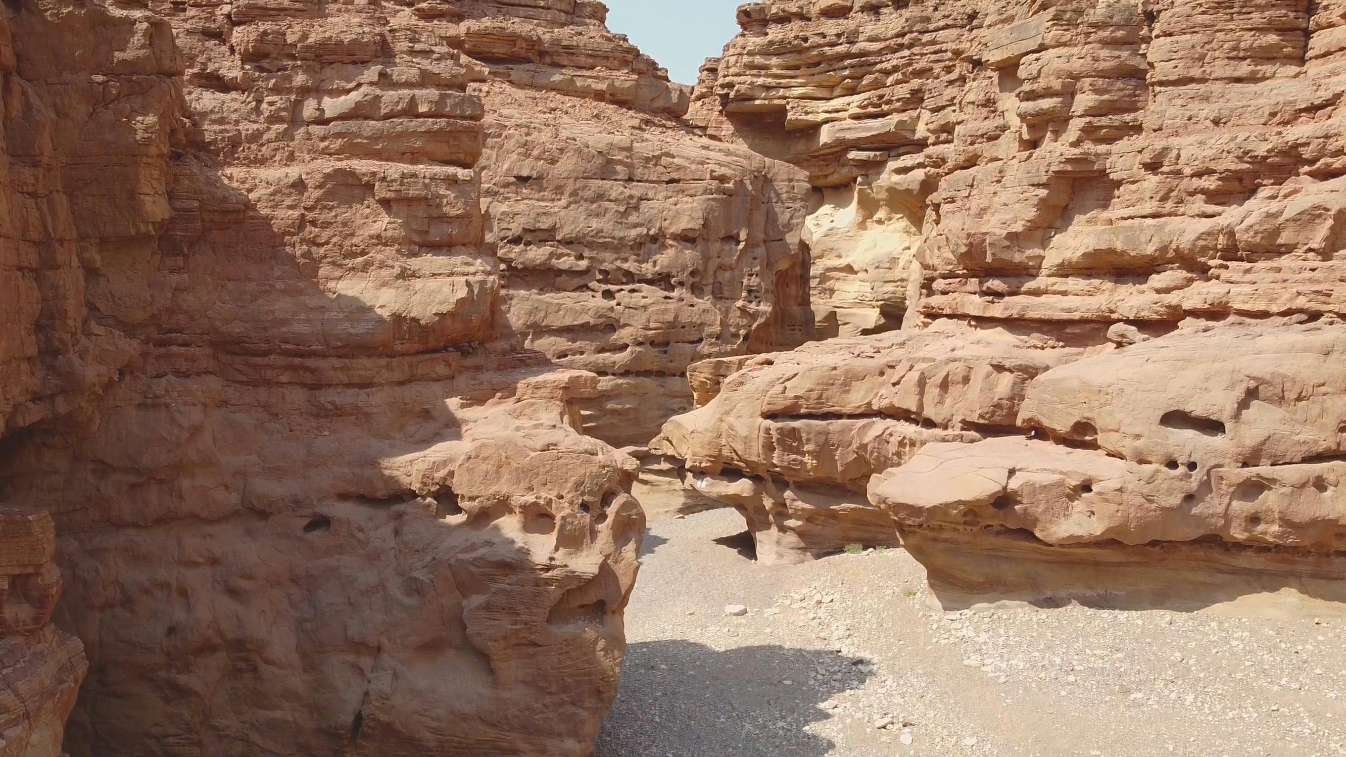 Footage Of Cliffs Edge In Negev Desert Free Stock Video Footage ...