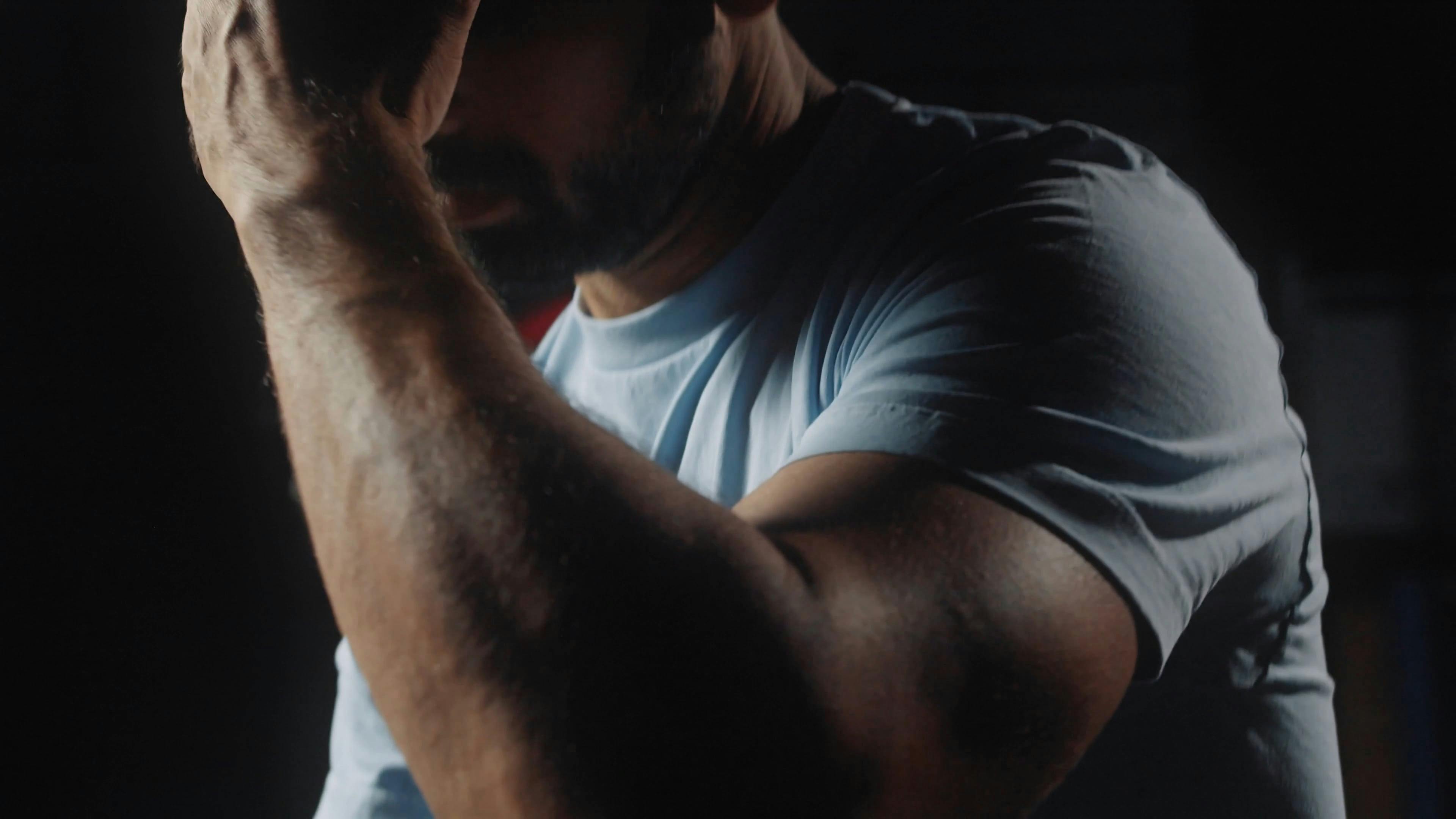 Man Wiping Sweat Free Stock Video Footage, Royalty-Free 4K & HD Video Clip