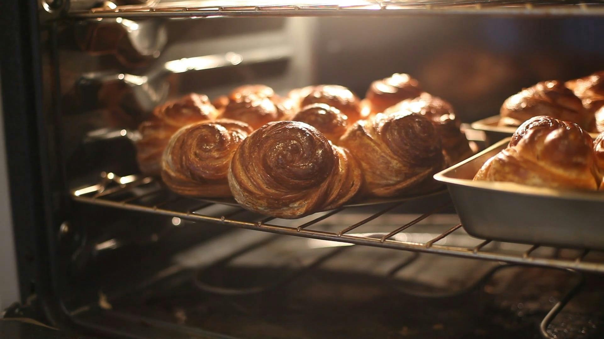 A Person Baking Breads · Free Stock Video